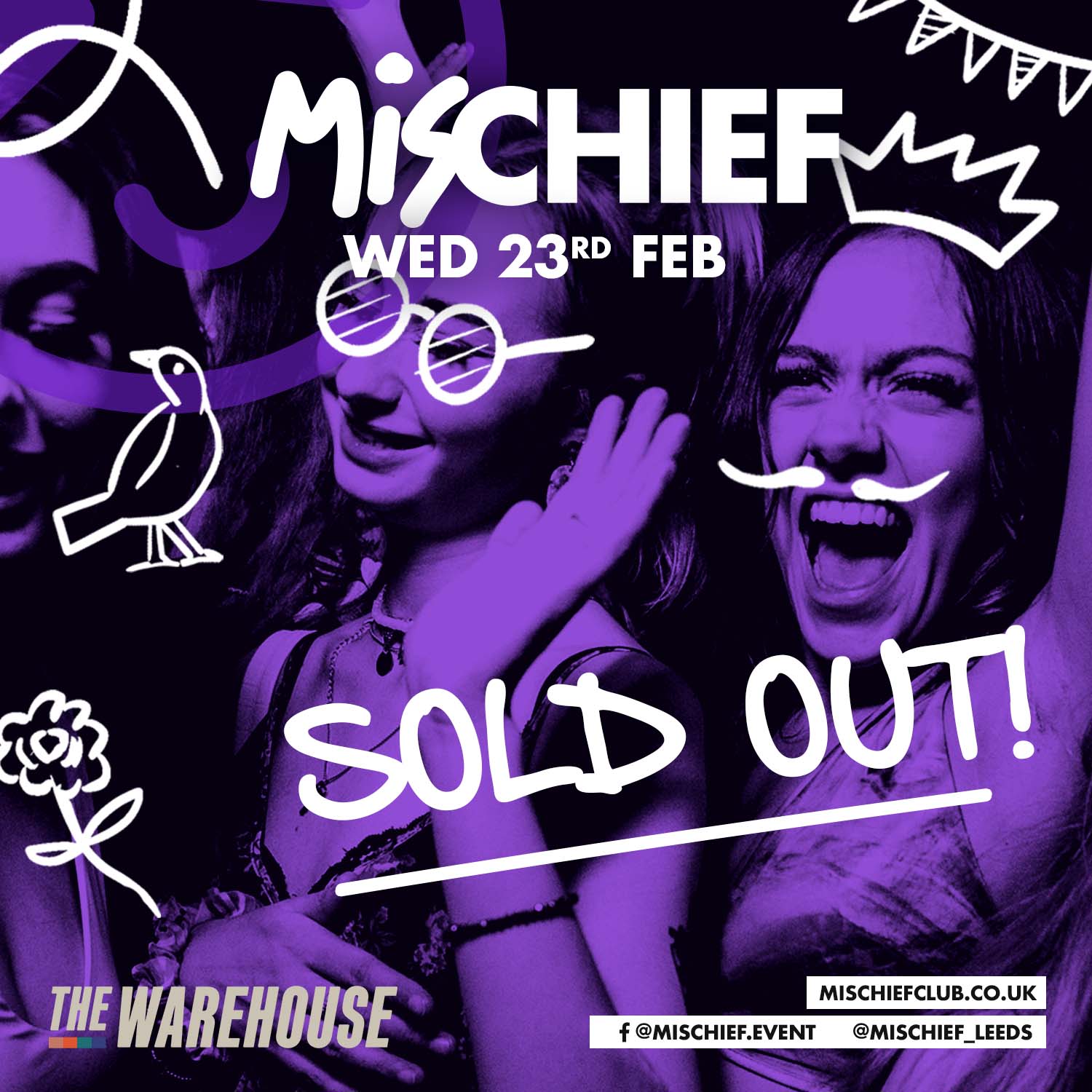 Mischief | (SOLD OUT) Party In Paradise at The Warehouse, Leeds on 23rd Feb 2022 | Fatsoma
