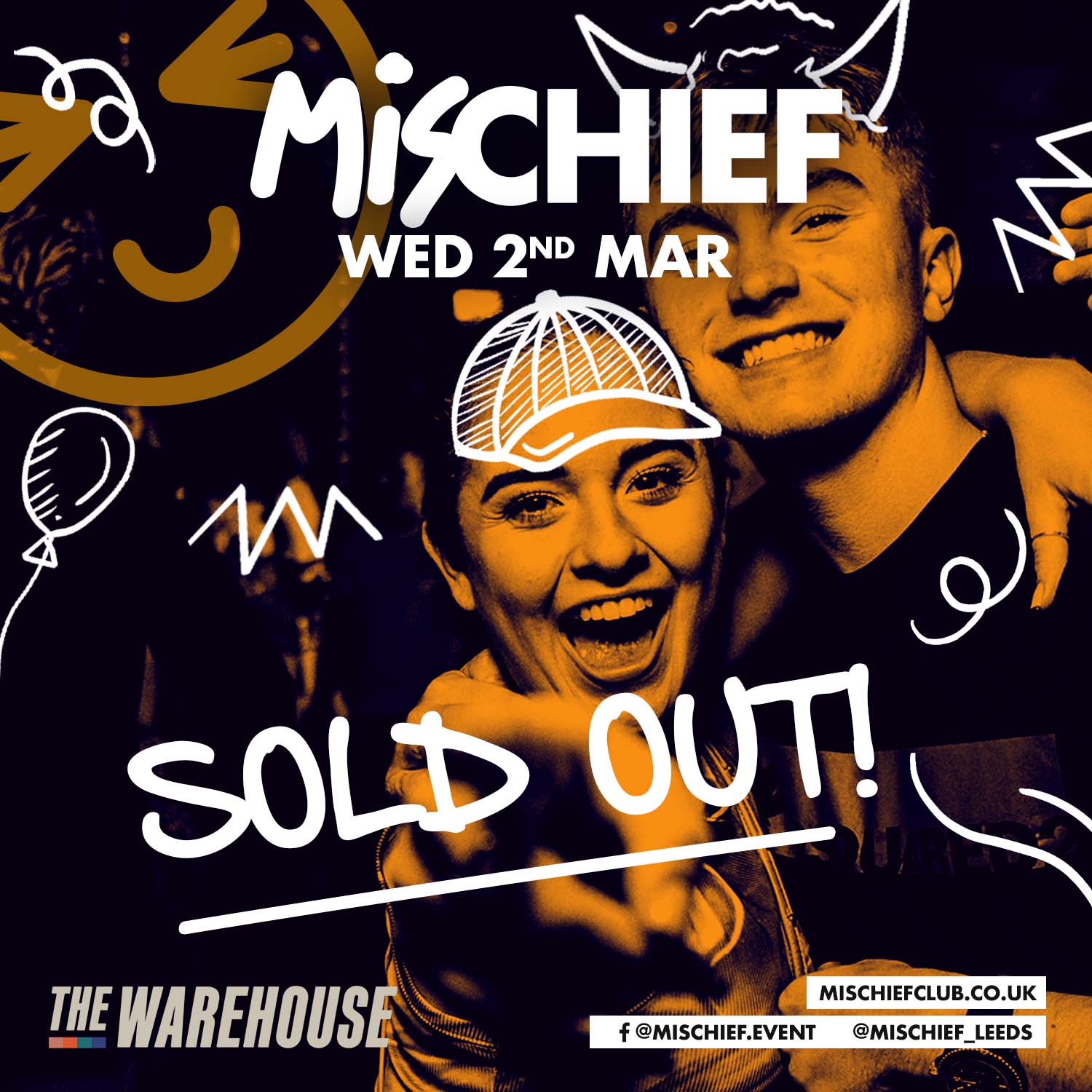 Mischief | (SOLD OUT) Strike a Pose at The Warehouse, Leeds on 2nd Mar 2022 | Fatsoma