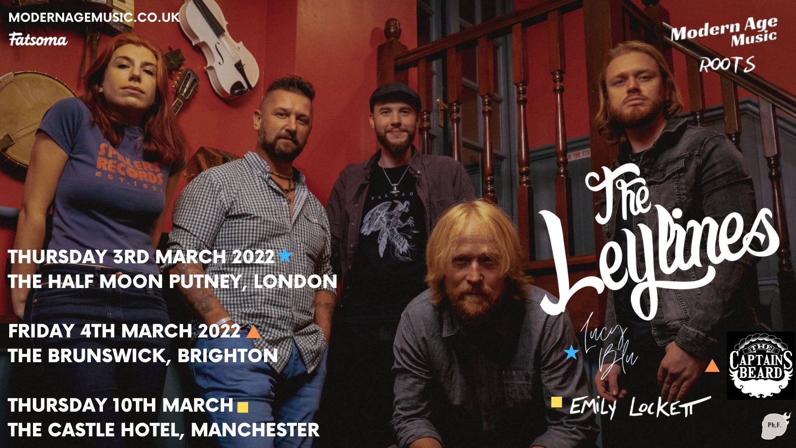 The Leylines - Manchester + Emily Lockett at Castle Hotel, Manchester ...