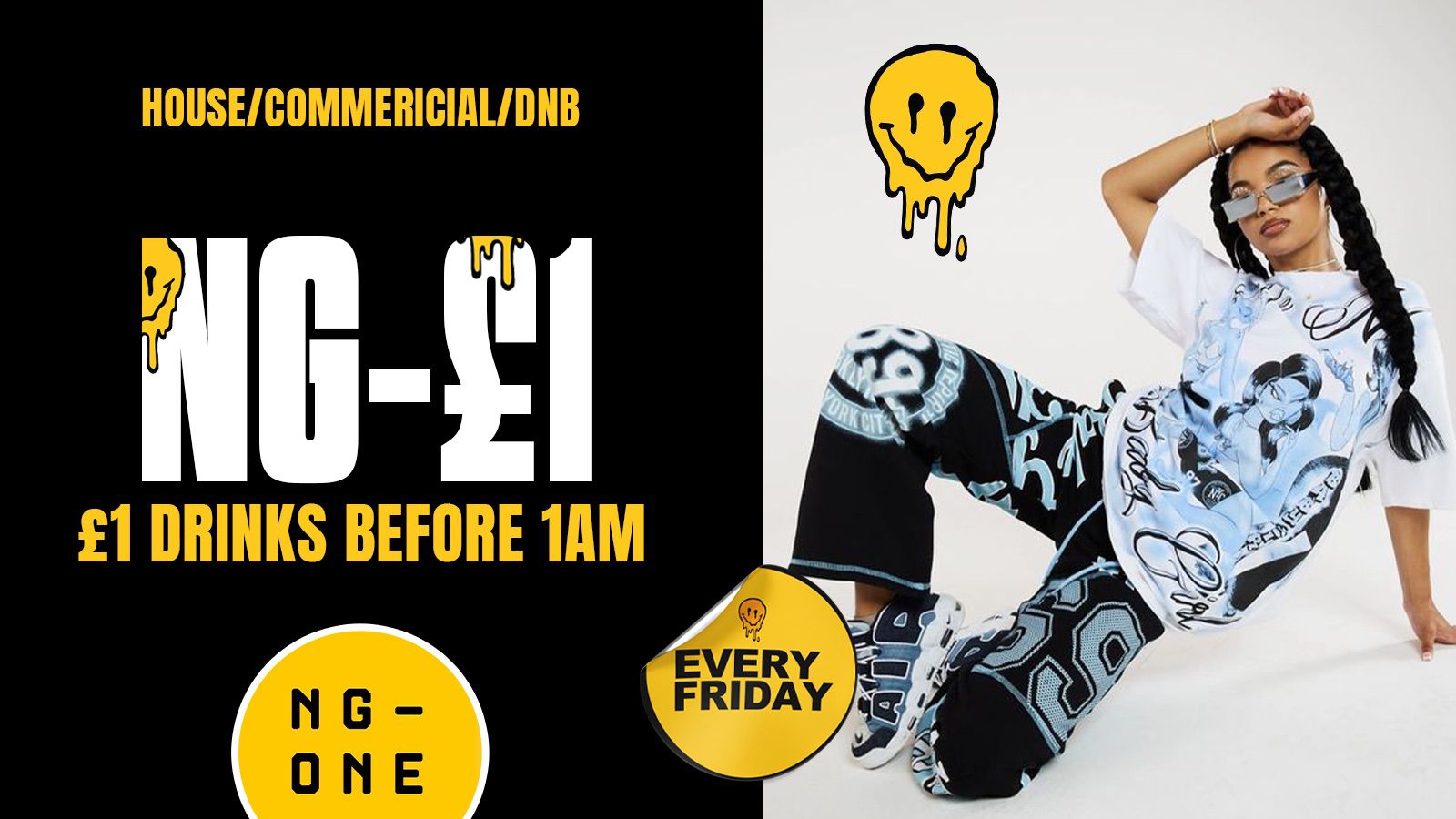 NG-£1 - NOTTINGHAM'S BIGGEST STUDENT FRIDAY 🤑 £1 DRINKS 🤑 at NG-One ...