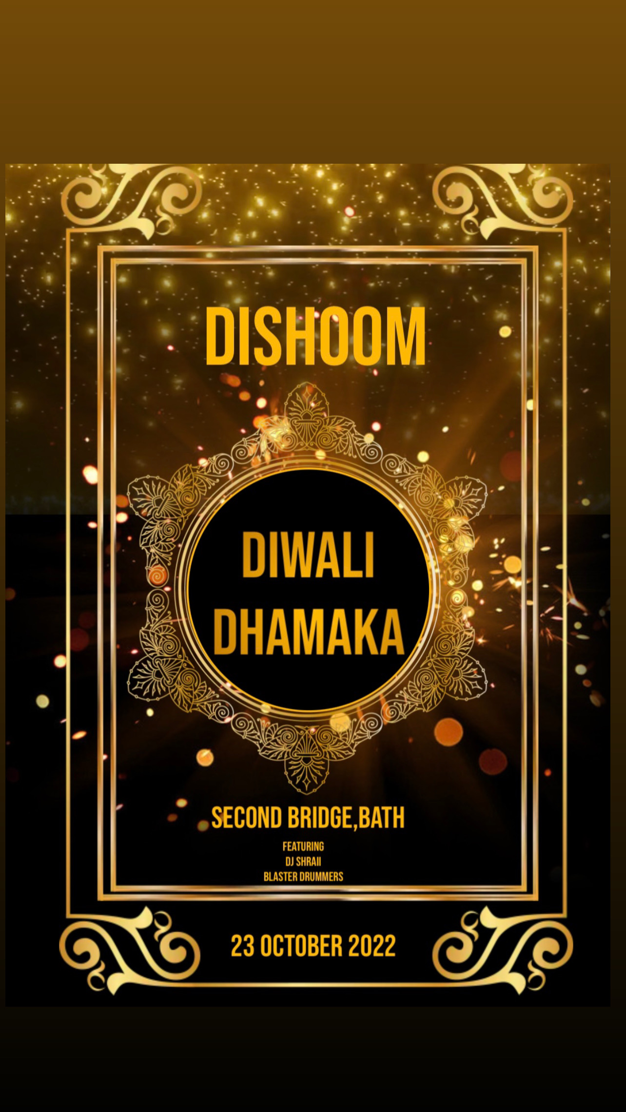 DISHOOM :DIWALI DHAMAKA at Second Bridge, Bath on 23rd Oct 2022 | Fatsoma