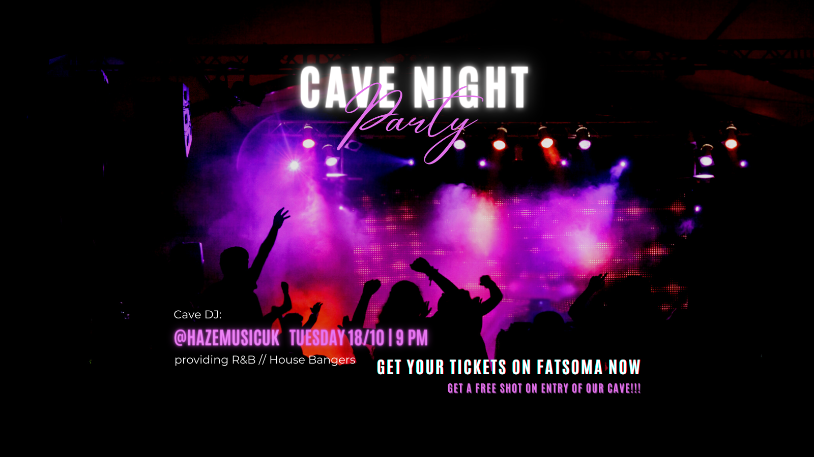 CAVE PARTY 2022 // House, R&B & Charts at THE WHISTLE & FLUTE ...