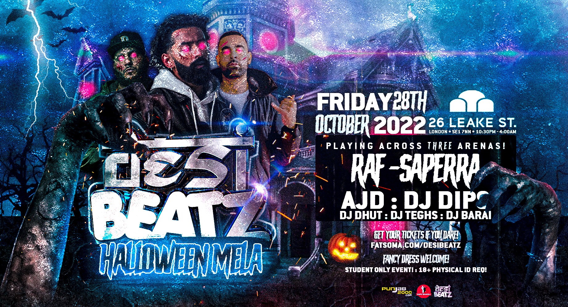 Desi Beatz : HALLOWEEN MELA! at Tiger Tiger London, London on 28th Oct ...