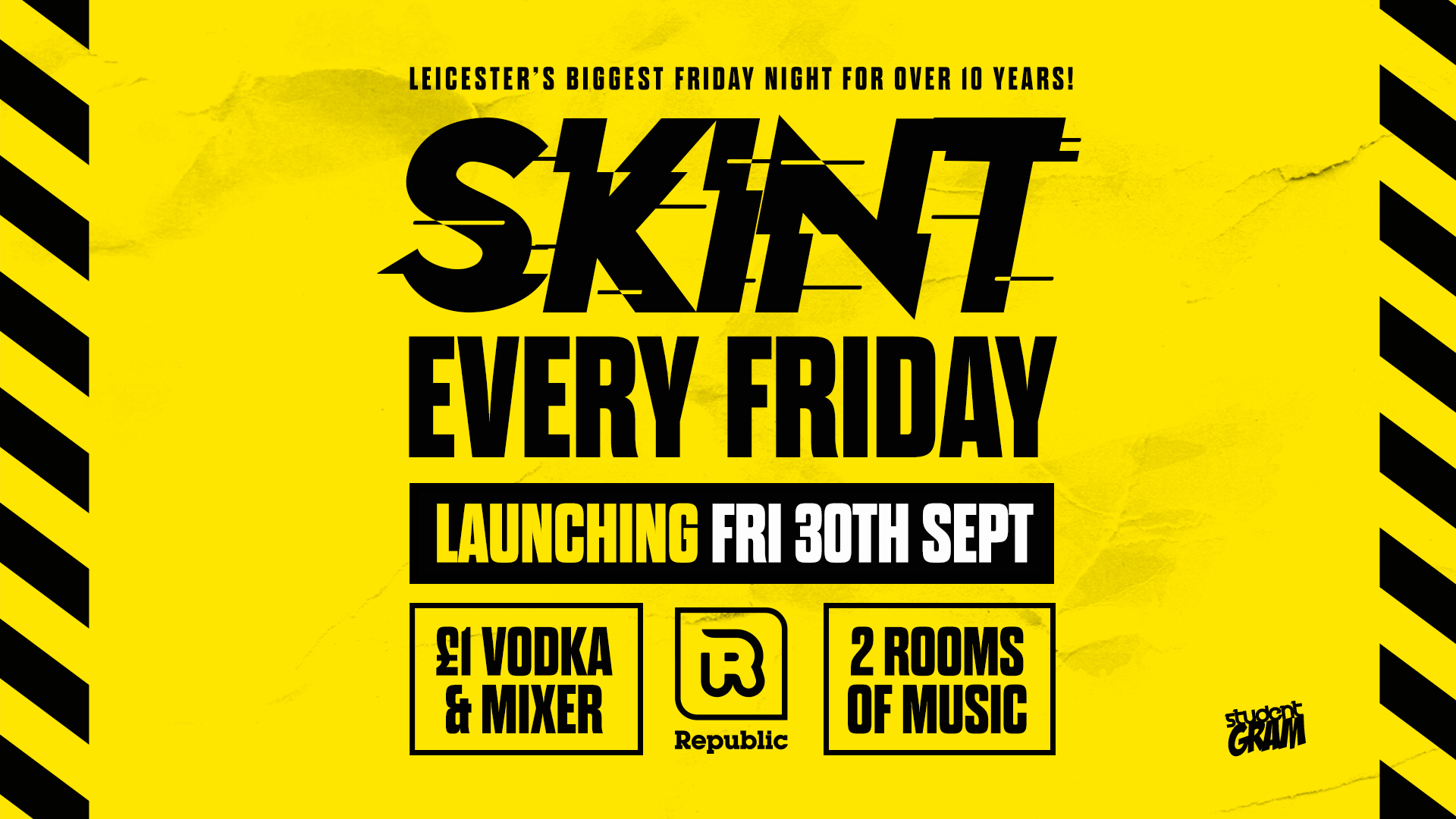 Skint Fridays - £1 VODKA & Mixer All Night / £1 GUESTLIST Now Open! at ...