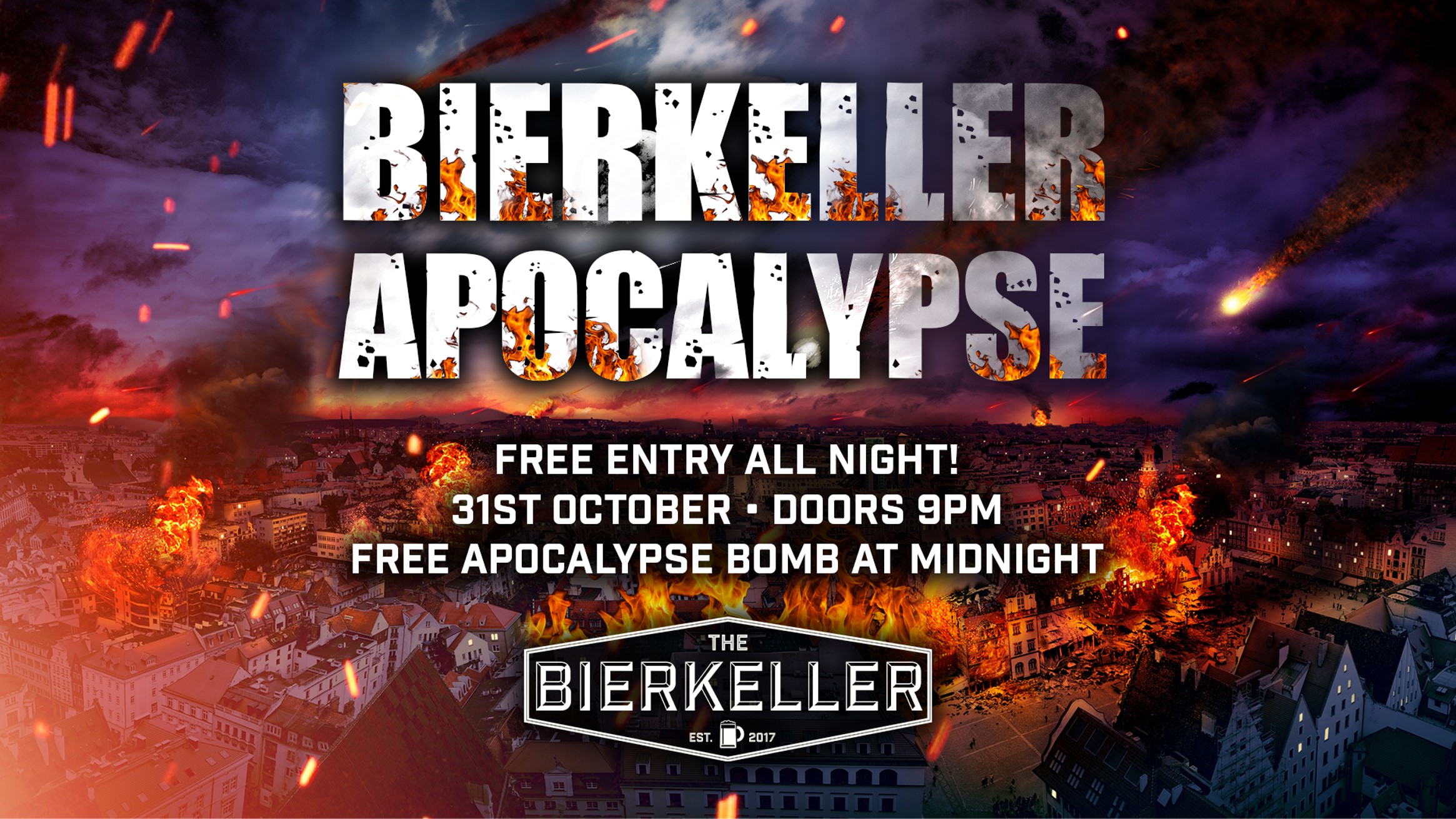💥 Bierkeller Apocalypse 💥 at Nottingham Bierkeller, Nottingham on 31st ...
