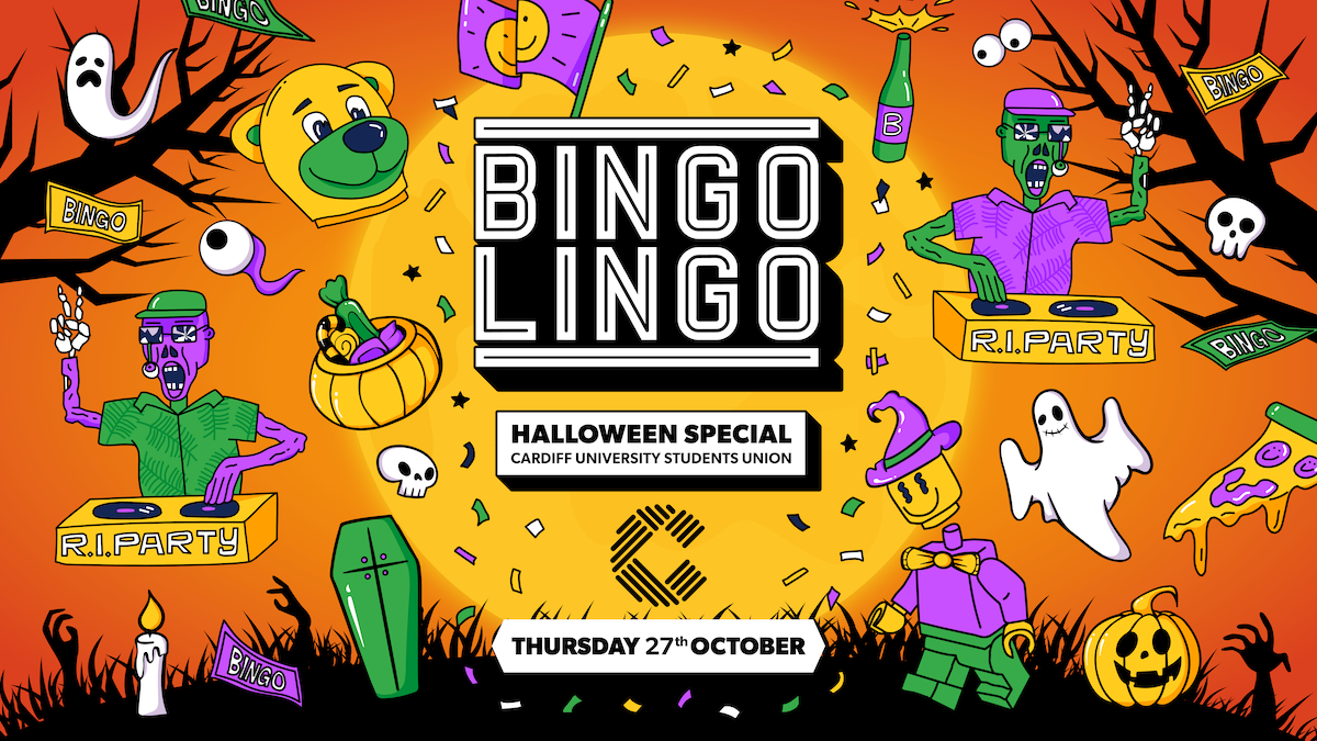 BINGO LINGO - Cardiff SU - Halloween Special - Final 50 Tickets at ...
