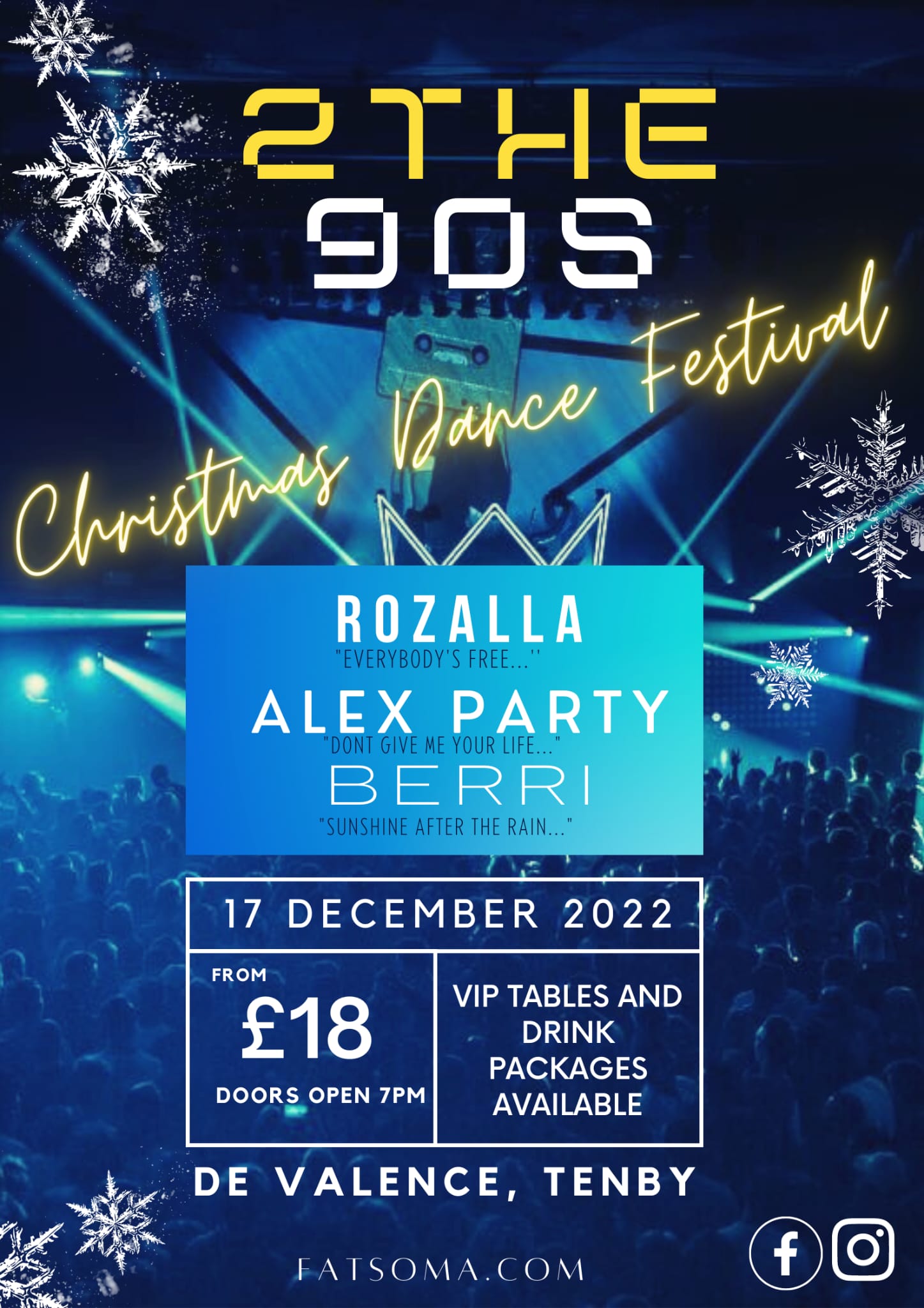 2 the 90’s Christmas special - First release tickets now on sale! at De ...