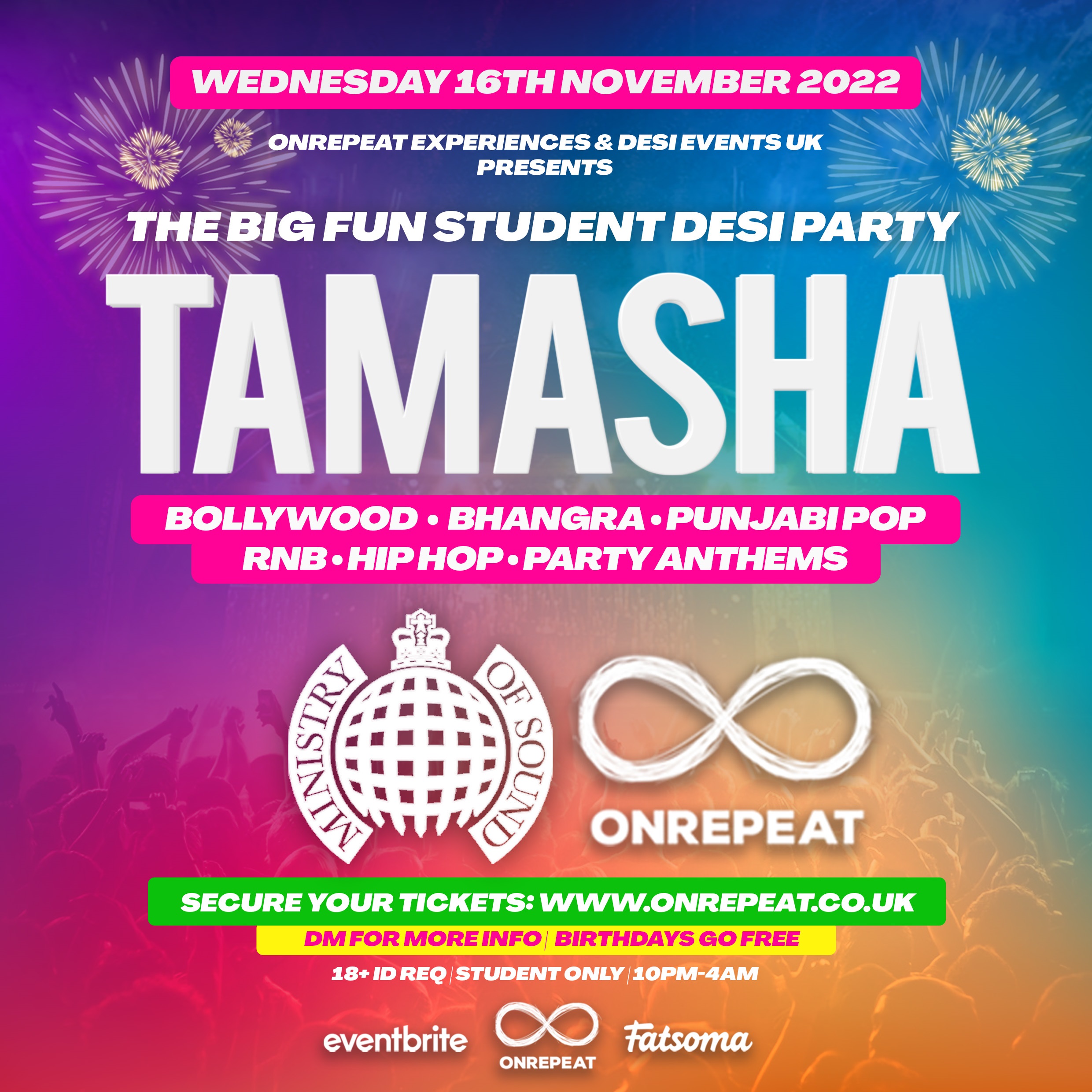 TODAY Imperial Goes To Tamasha: The Ultimate Fun Desi Night @ Ministry ...