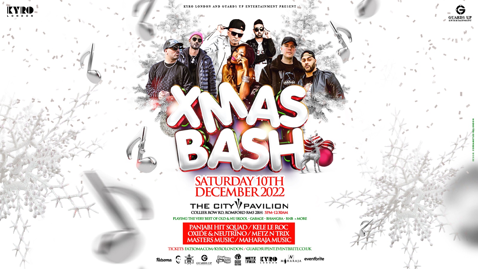 XMAS BASH 🎄 at The City Pavilion, Dagenham on 10th Dec 2022 | Fatsoma