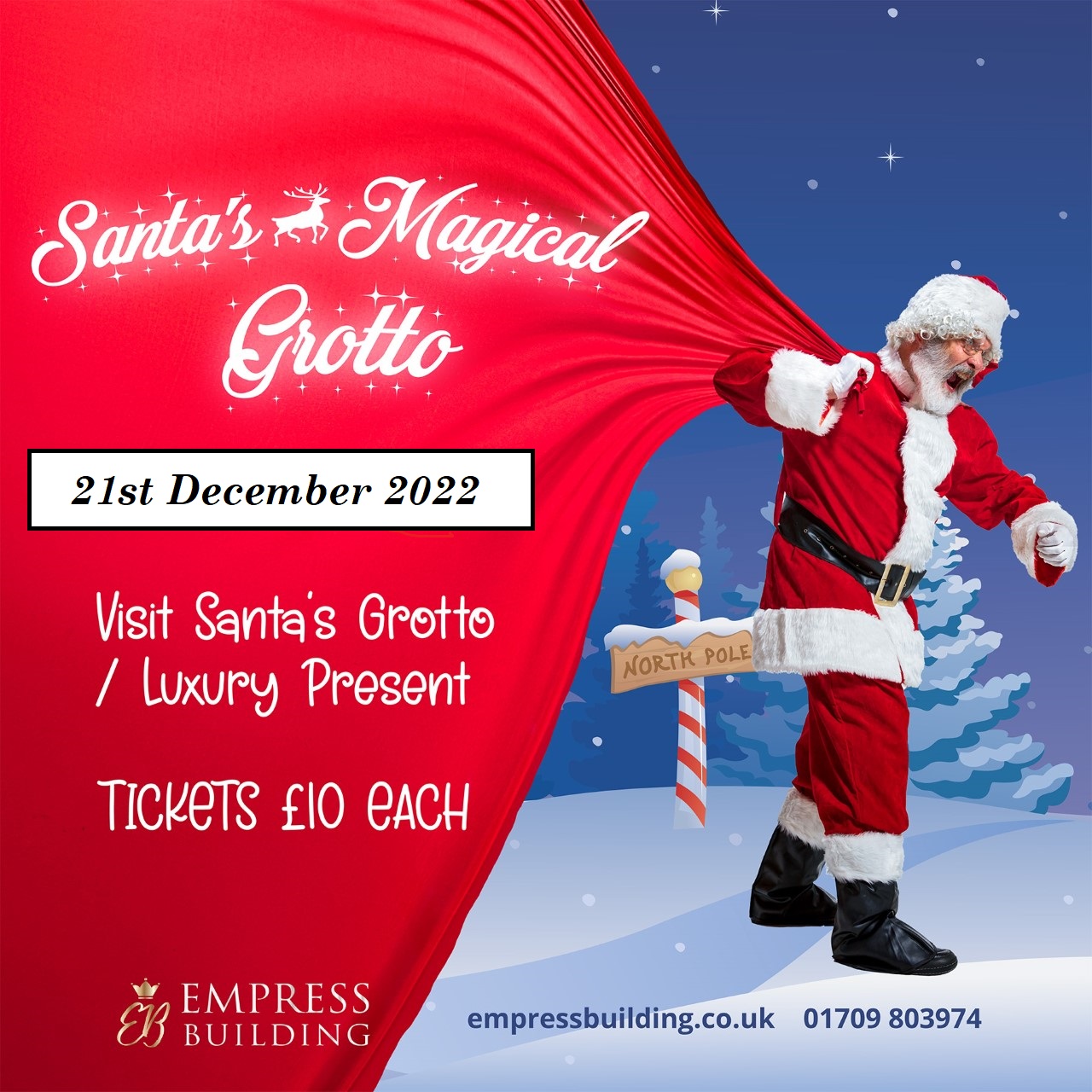 Santa's Magical Grotto at Empress Building, Mexborough on 21st Dec 2022 ...