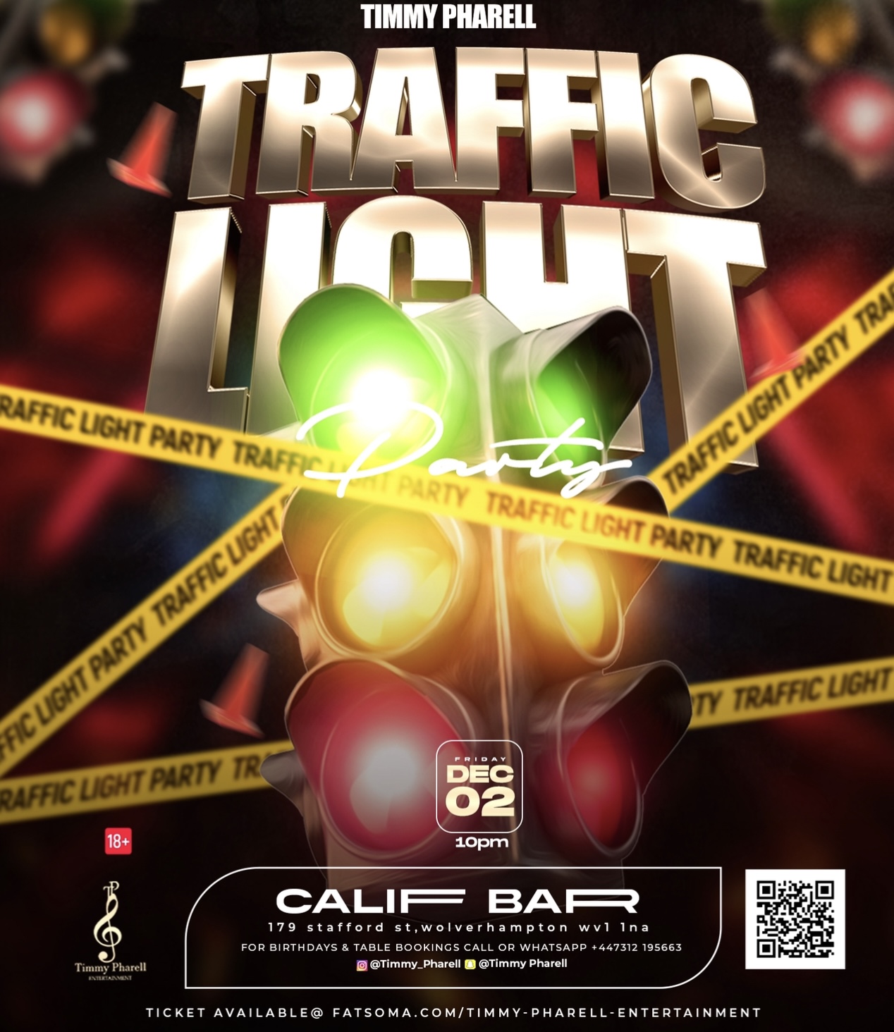 Traffic Light Party Flyers