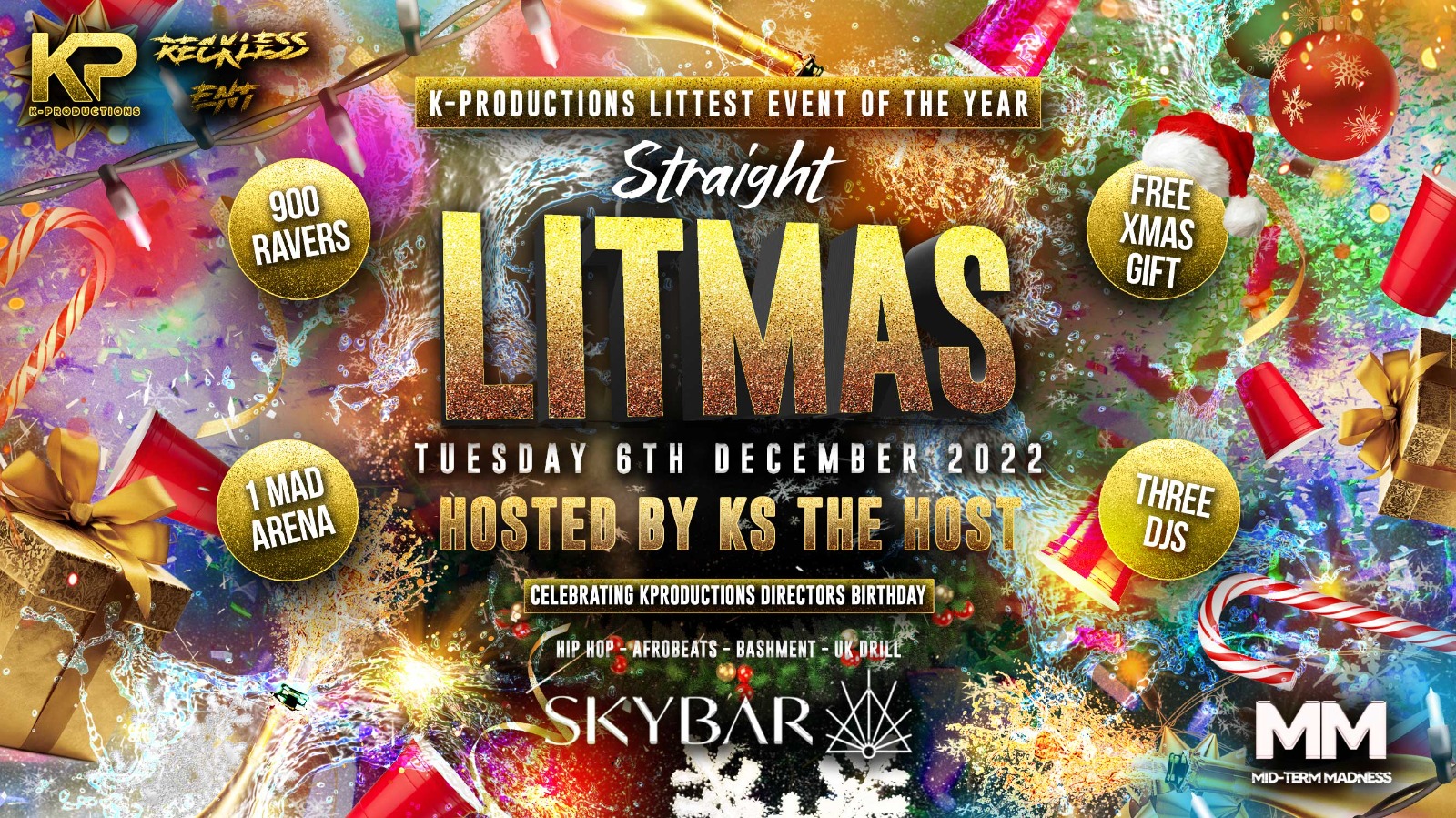 STRAIGHT LITMAS - Nottingham's Biggest End of Year Rave (900+ RAVERS ...