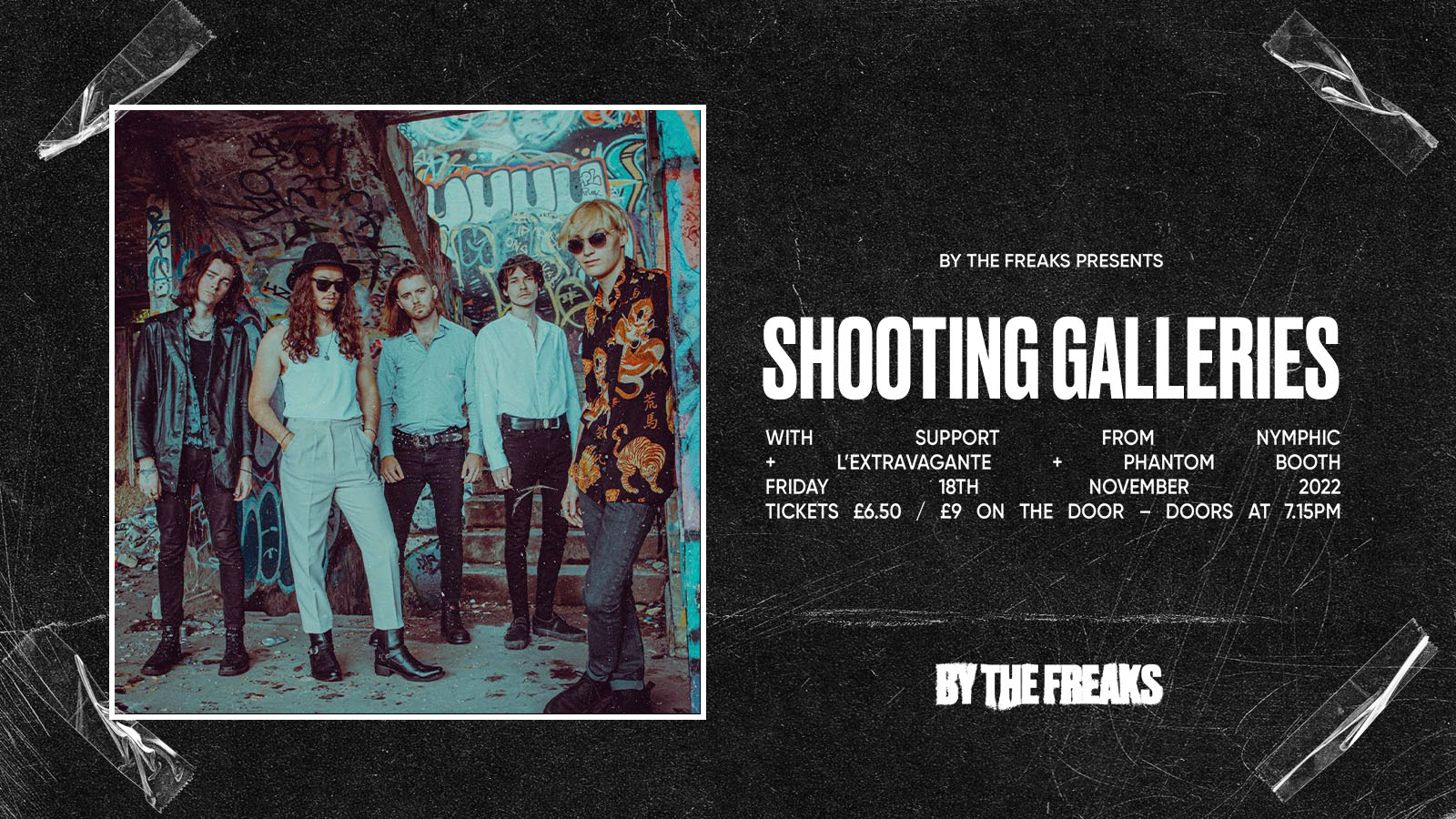 Shooting galleries, Nymphic, L'Extravagante and Phantom Booth at The Engine Rooms at The Engine ...