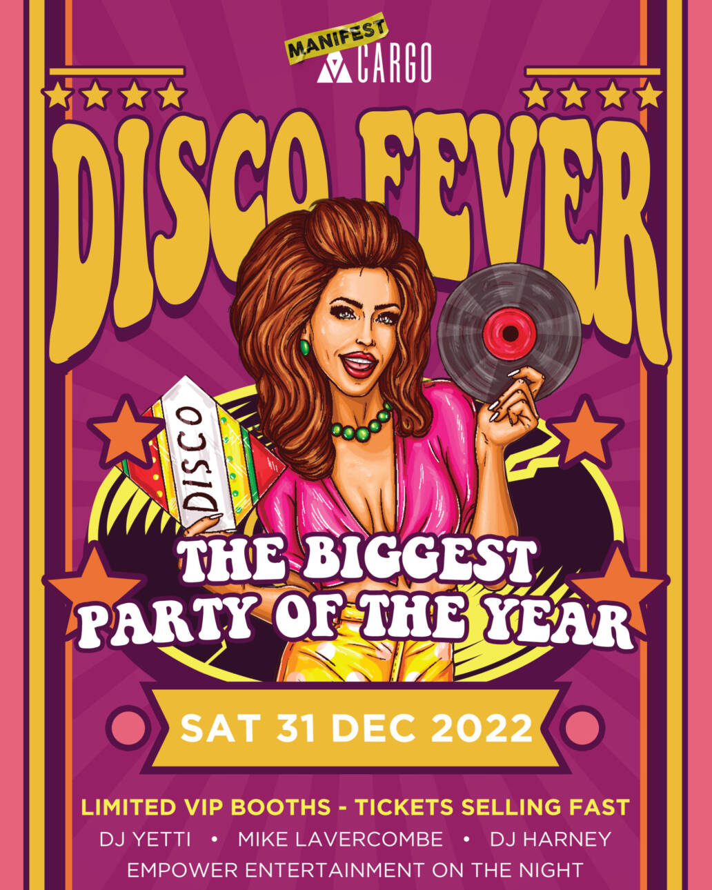 The BIG New Year's Eve (NYE) Disco Fever Party // Cargo Manchester ...