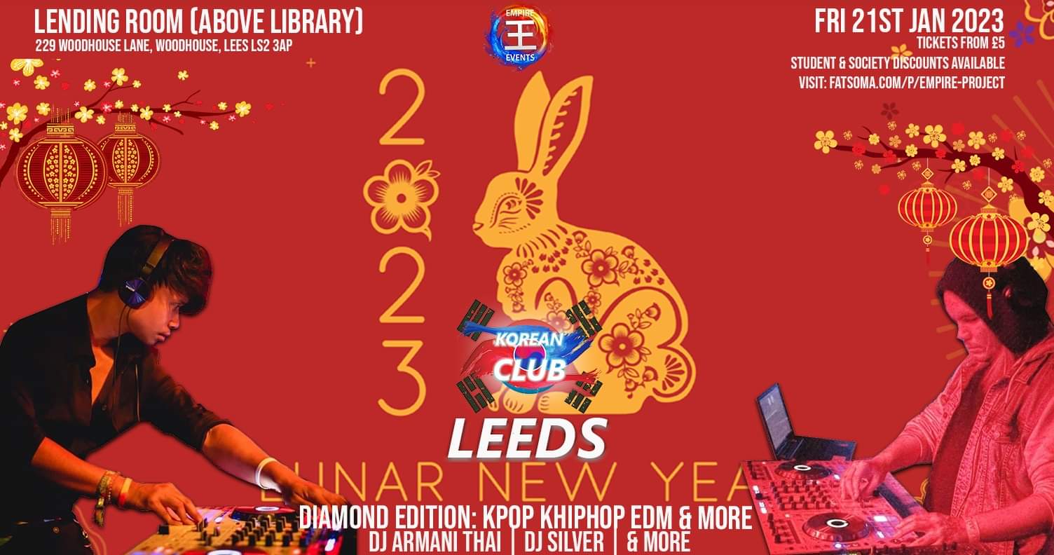 KOREAN CLUB LEEDS Lunar New Year Party: Diamond Edition | BTS ...