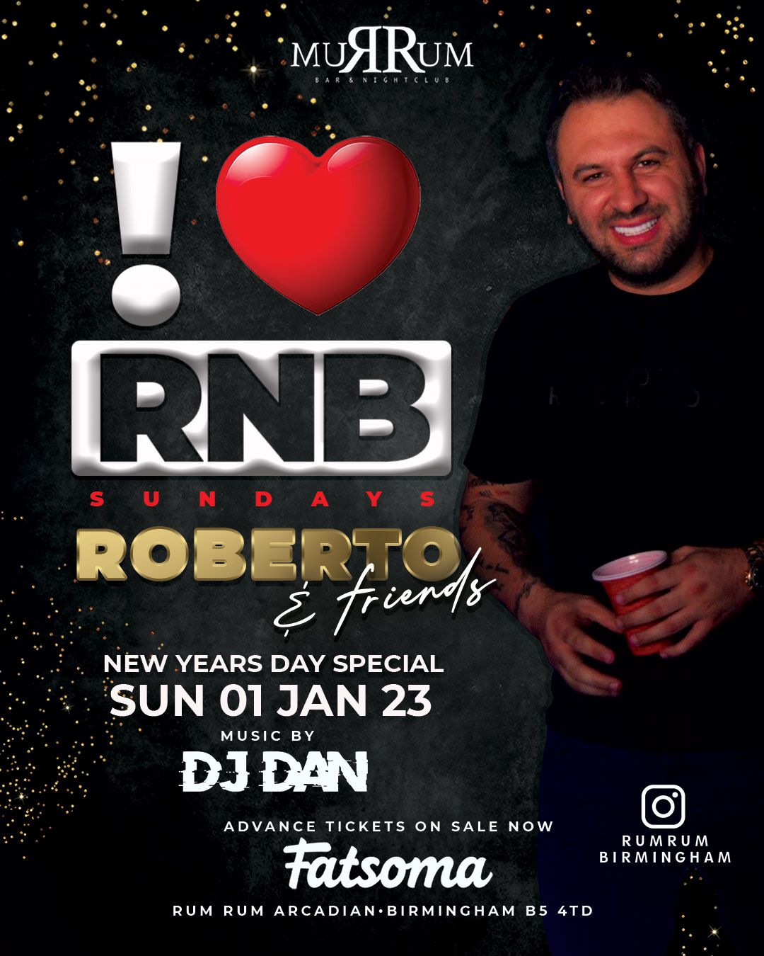 Roberto and his friends on ! ️ RNB NYD Special at RumRum Night Club in ...