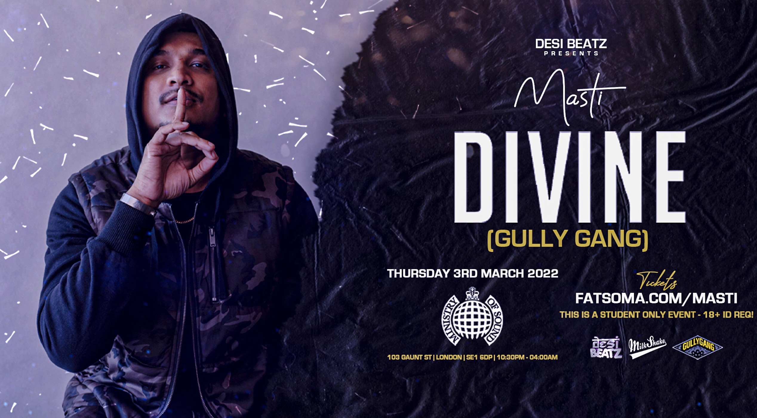 SGUL Indian Society presents MASTI ft. DIVINE Live! at Ministry of ...