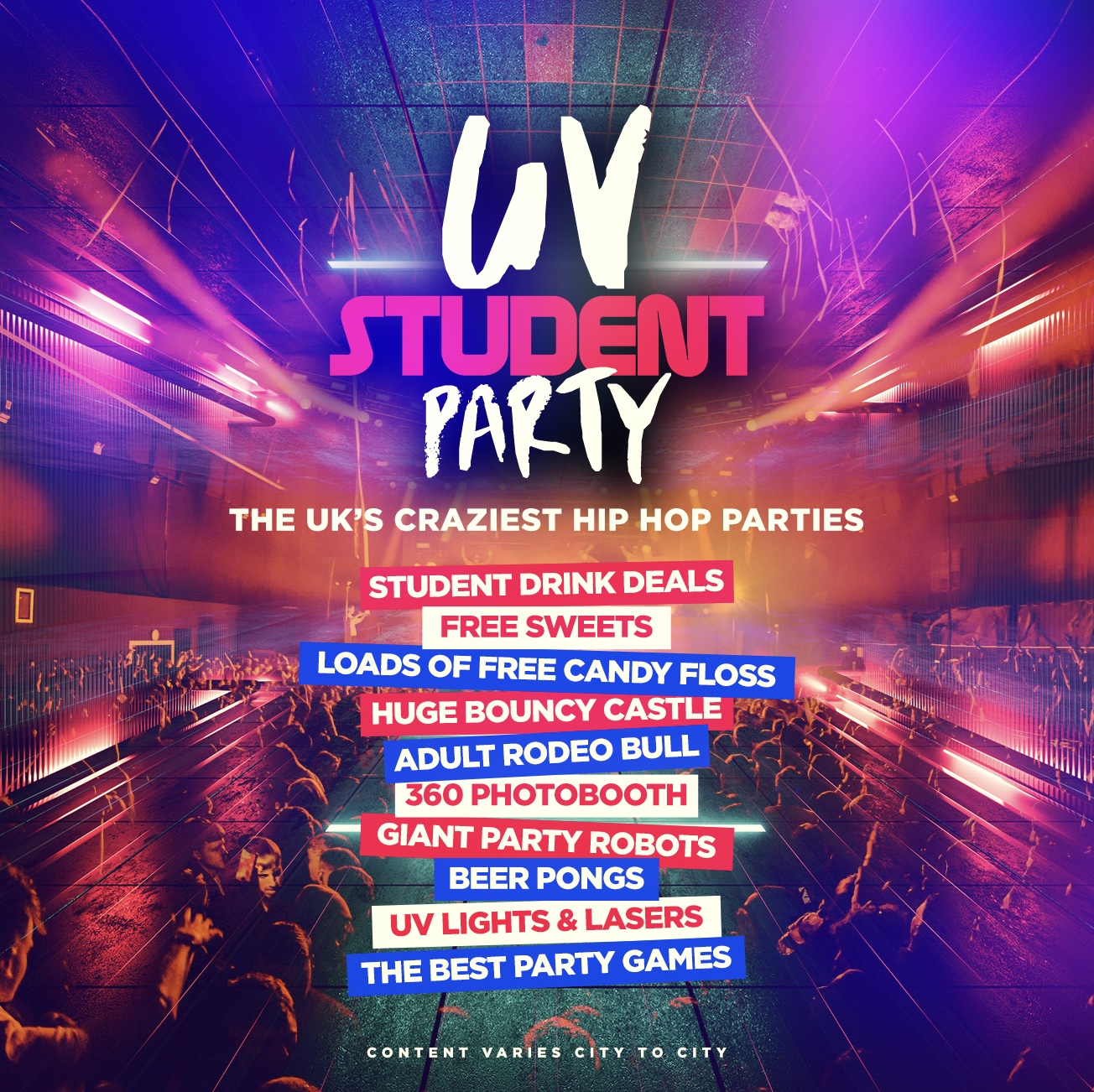 UV Party - `London Freshers at Orange Yard Soho, London on 17th Feb ...