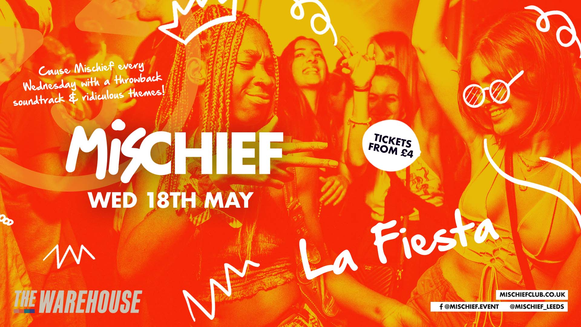 Mischief | La Fiesta at The Warehouse, Leeds on 18th May 2022 | Fatsoma