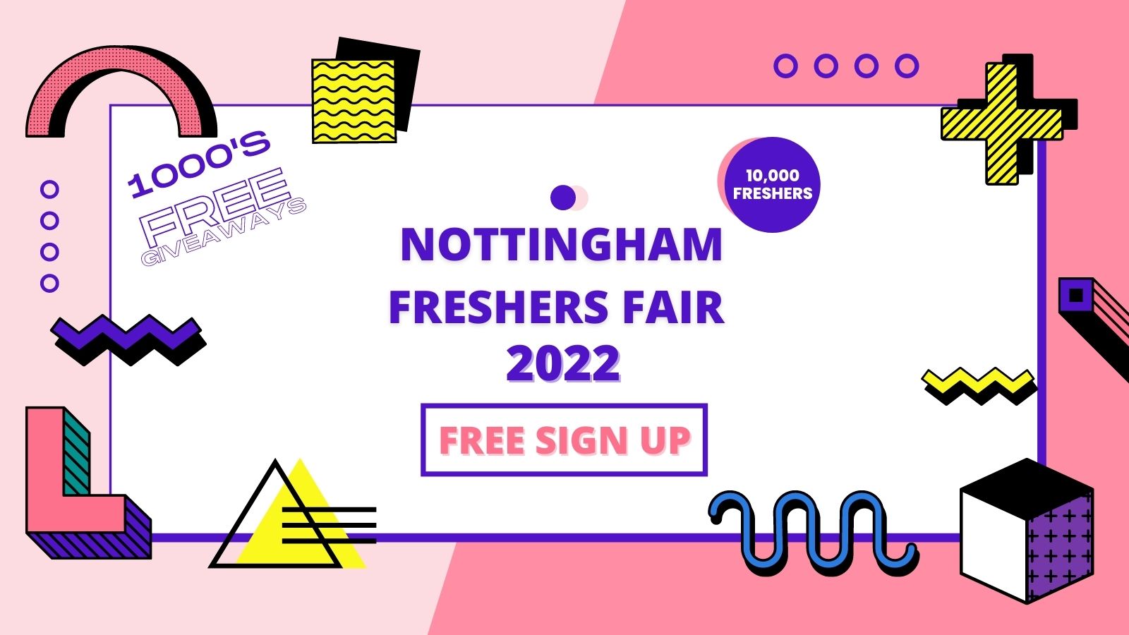 Official Nottingham Freshers 2022 - Free Freshers Fair Sign Up! at ...