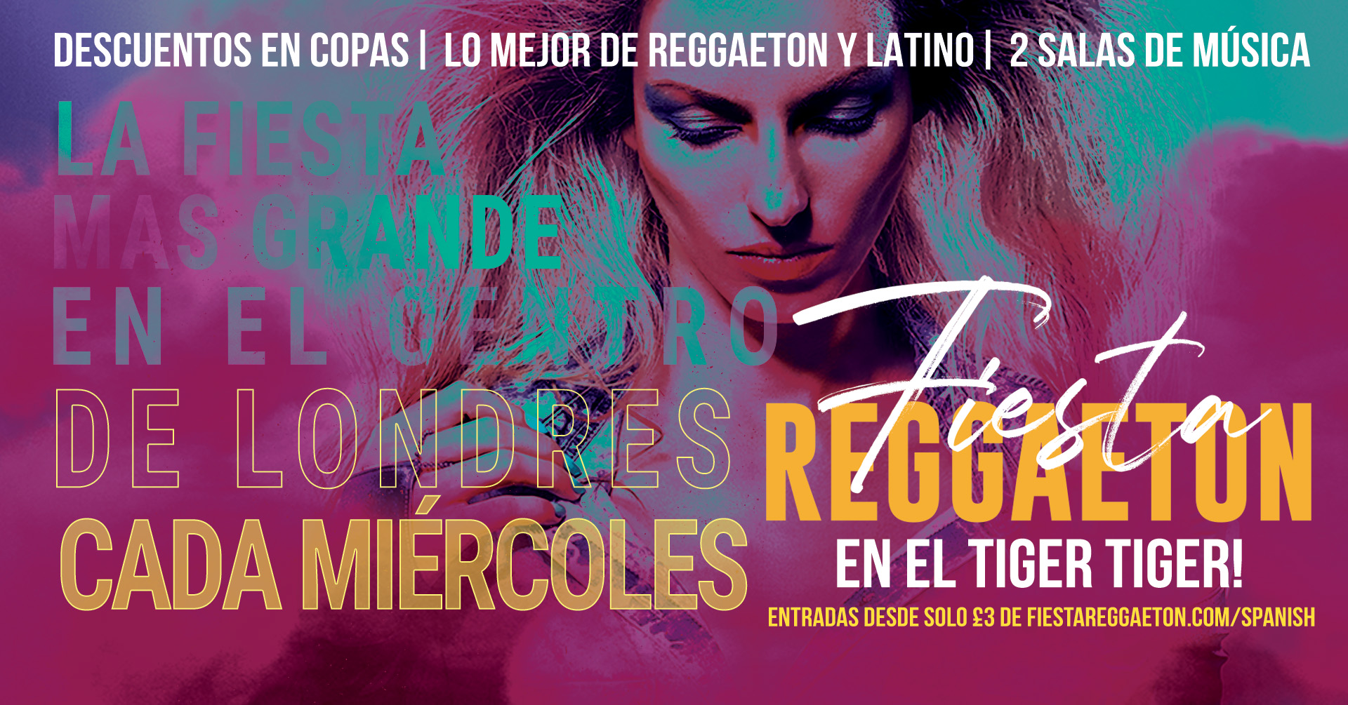 Fiesta Reggaeton | El Orginal | Cada Miercoles en el Tiger Tiger! at Tiger Tiger London, London ...