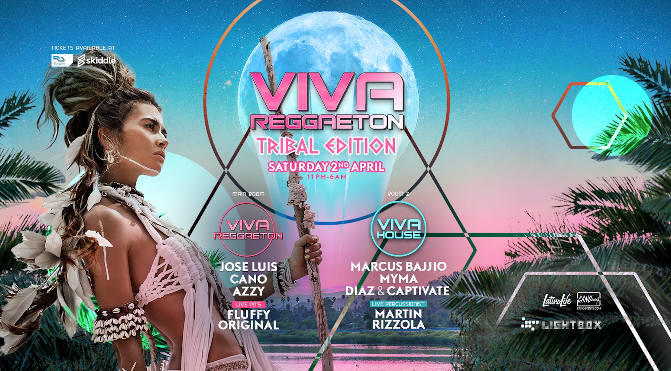 Viva Reggaeton Viva House Tribal Edition at Lightbox, London on 2nd Apr 2022 | Fatsoma