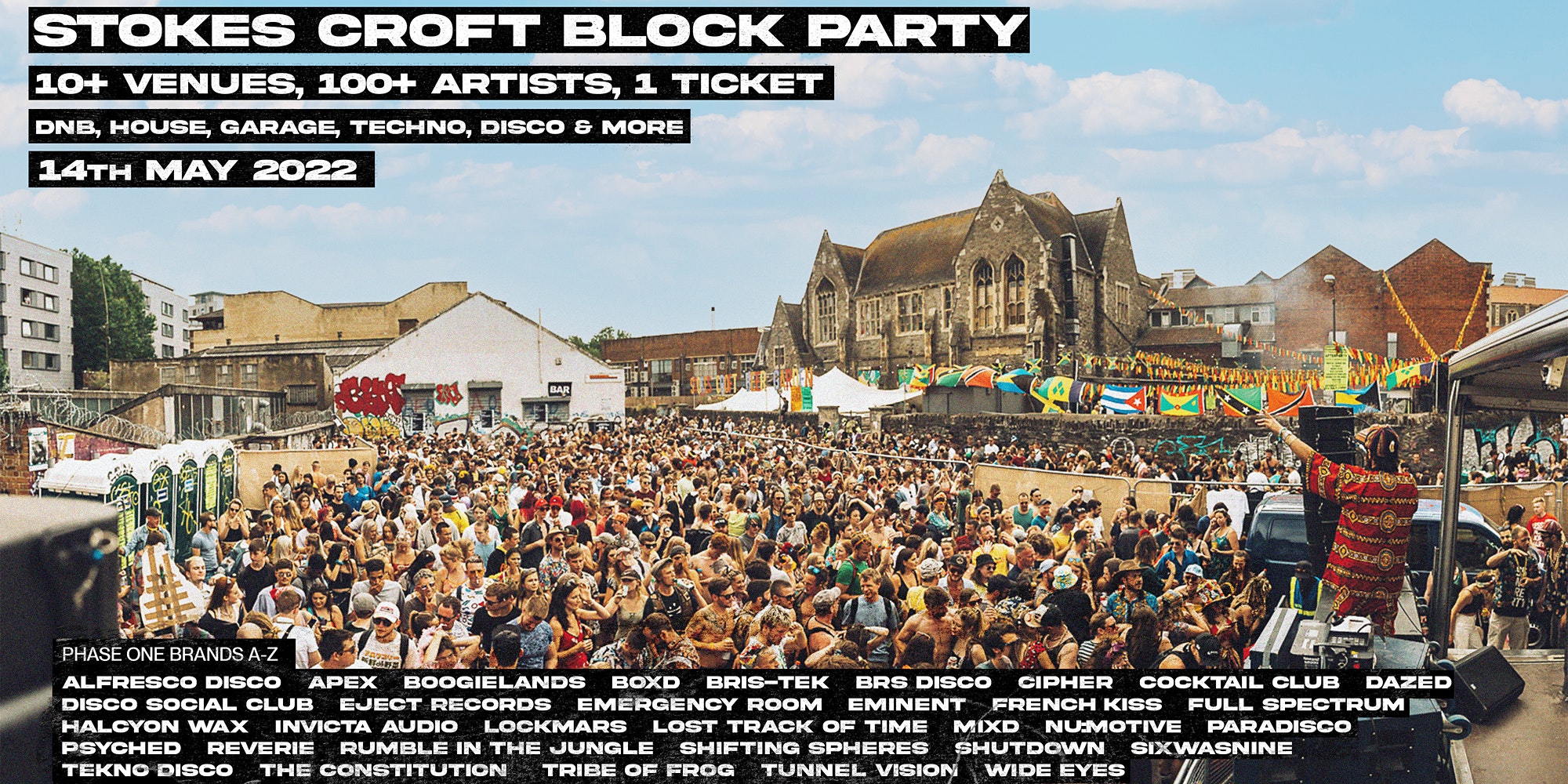 Stokes Croft Block Party: 14 Hour Party, 10+ Venues at Stokes Croft ...