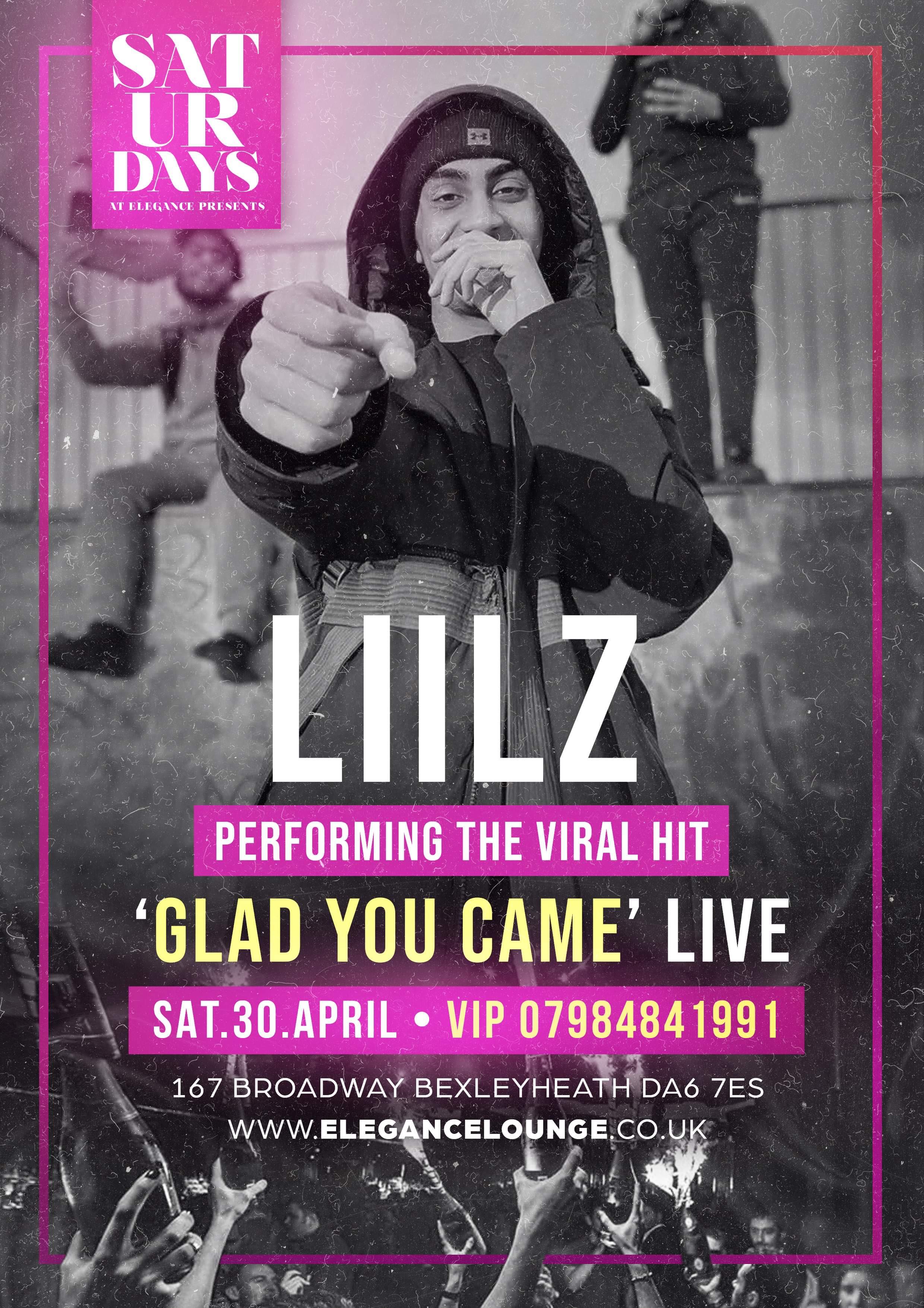 LIILZ PERFORMING THE VIRAL HIT "GLAD YOU CAME" LIVE at Elegance Lounge ...