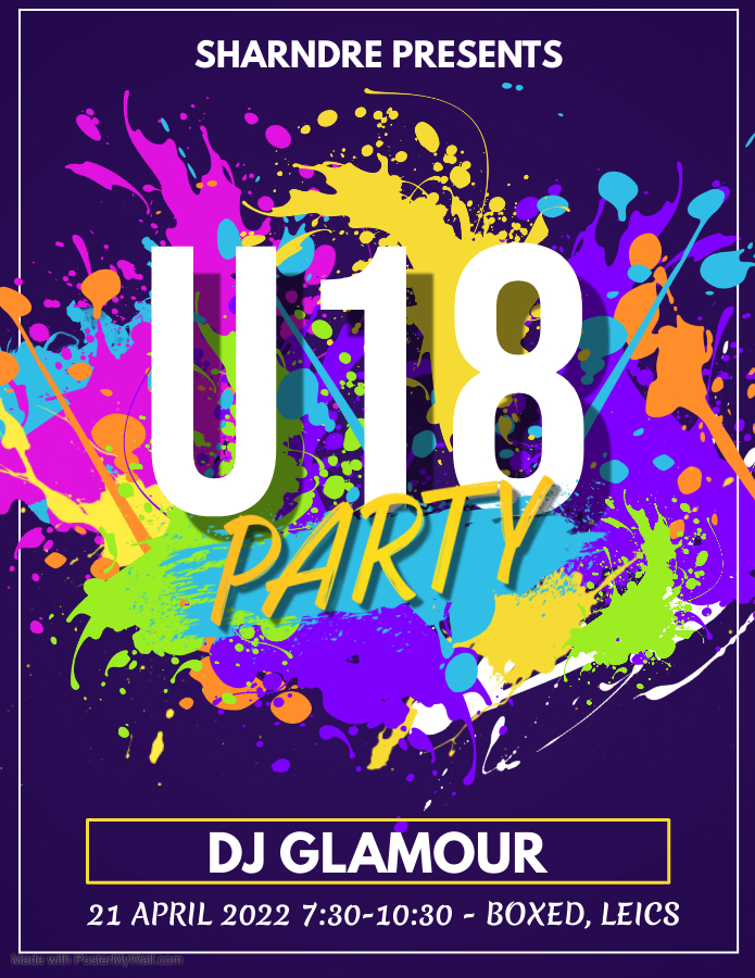 SHARNDRE'S U18's Party at Boxed Bar & Music Venue, Leicester on 21st ...