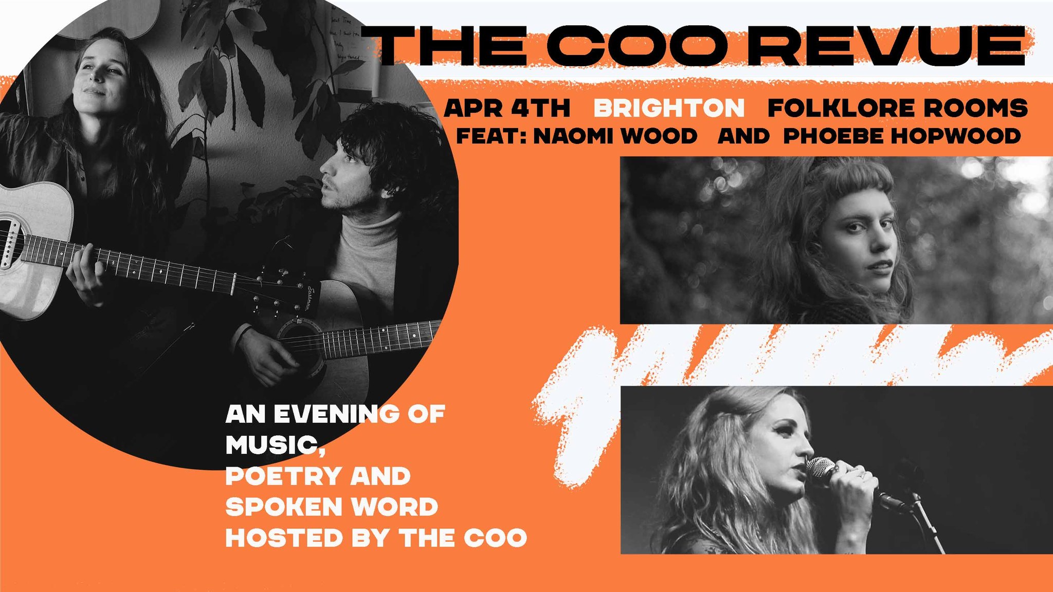 The Coo w/ Naomi Wood & Phoebe Hopwood at The Folklore Rooms, Brighton ...