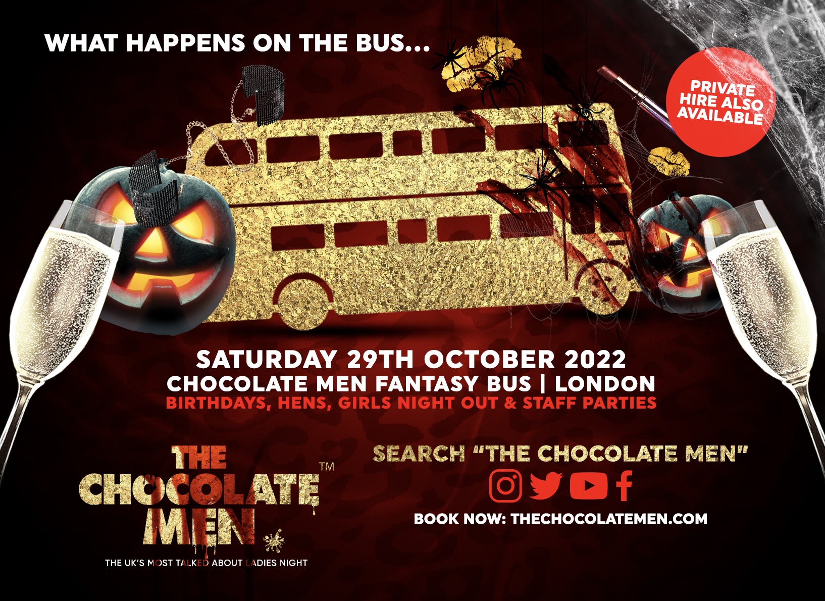 Chocolate City London Halloween Fantasy Bus at PICK UP ARCHWAY STATION ...