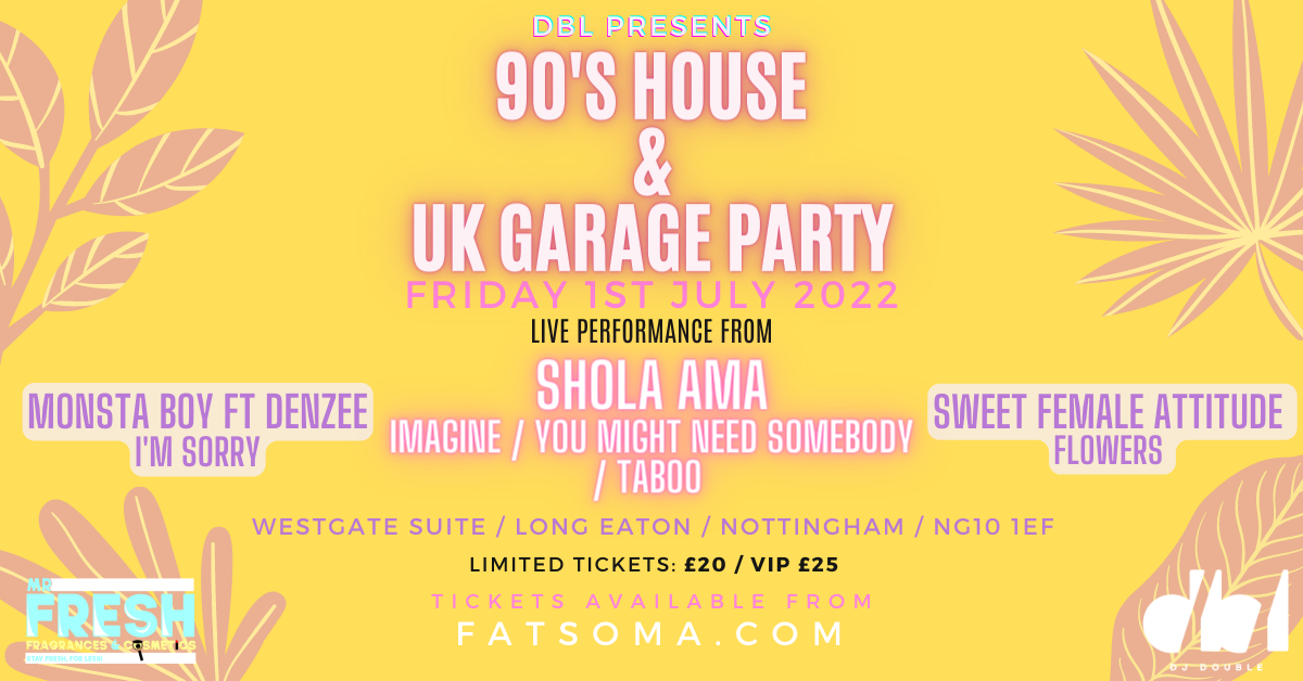90s House & UK Garage Party at The Westgate Suites Wedding Venue, Long ...