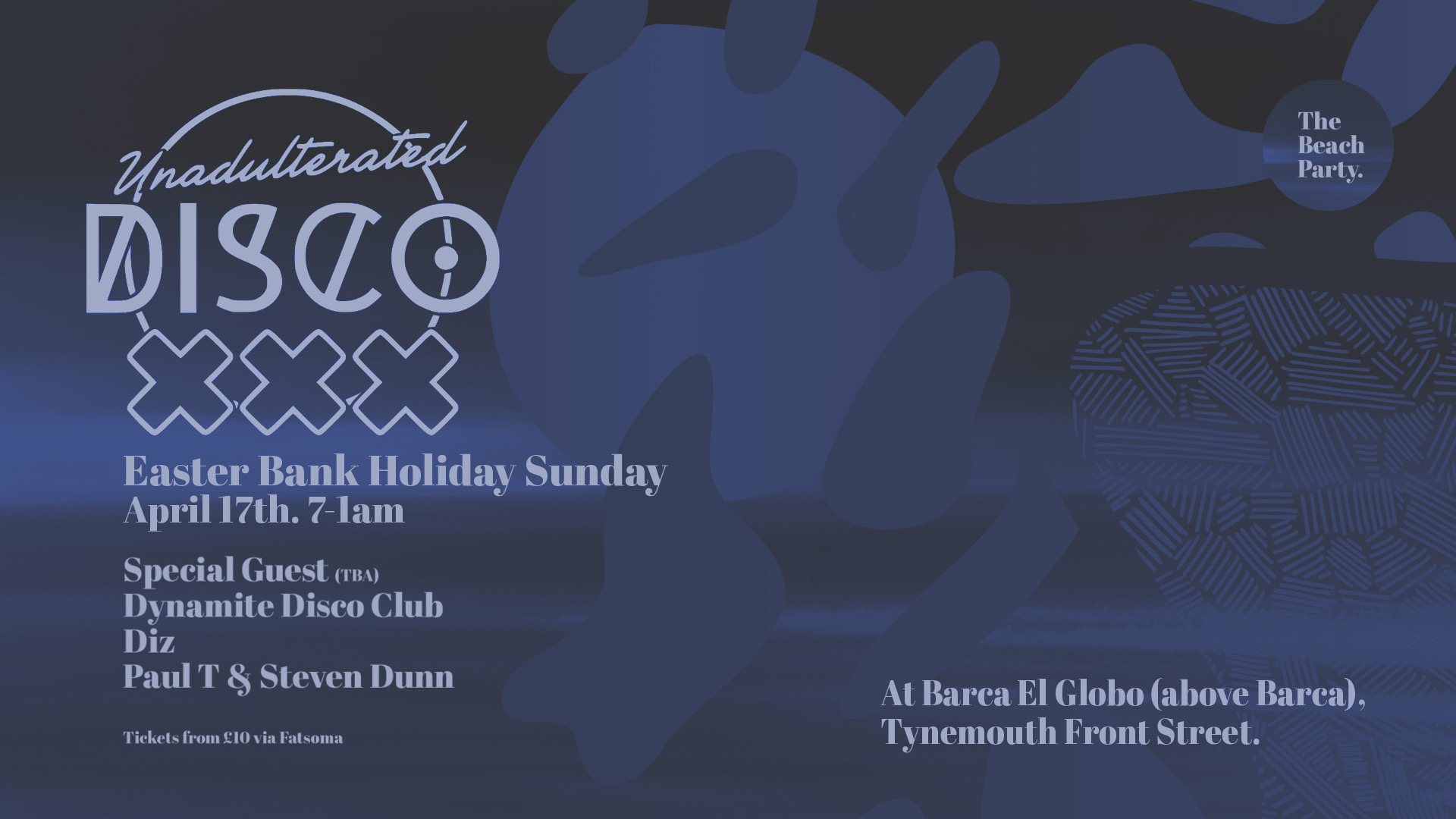 The Tynemouth Beach Party presents Unadulterated Disco Easter Sunday ...