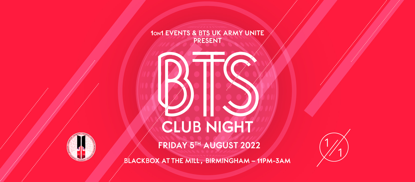 BTS CLUB NIGHT at Blackbox at The Mill, Birmingham on 5th Aug 2022 ...