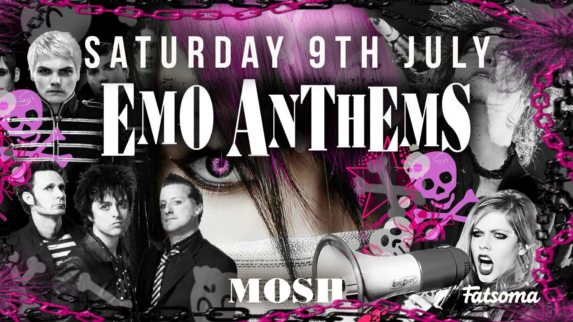 Mosh Saturday Emo Anthems 9th July! 50% Off All Drinks B4 Midnight! at ...