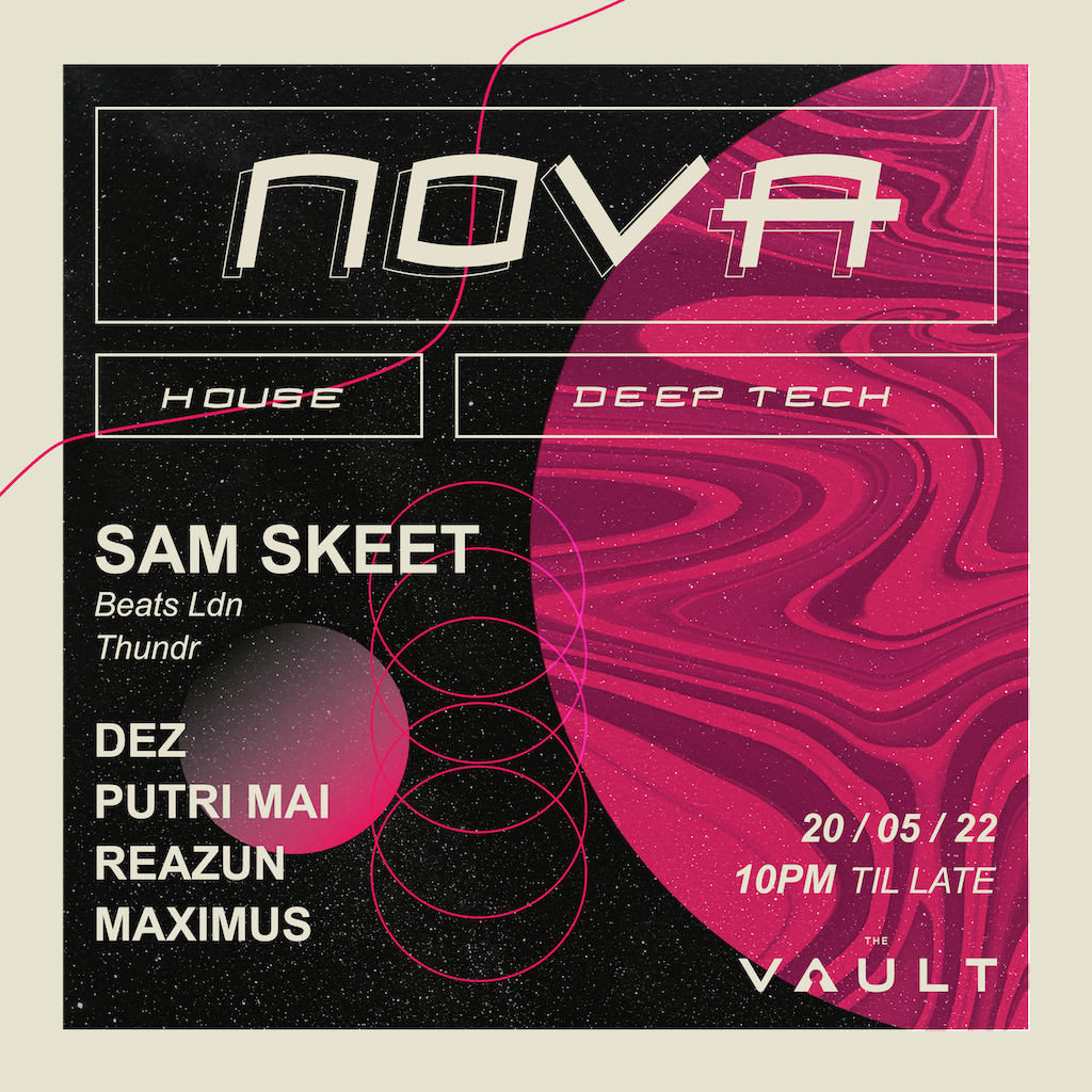 NOVA at The Vault Nightclub Bournemouth, Bournemouth on 20th May 2022 ...