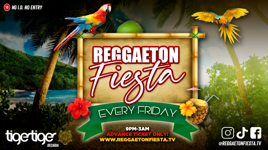 Tiger Tiger London // Reggaeton Fiesta // Every Friday at Tiger Tiger London, London on 23rd Sep ...
