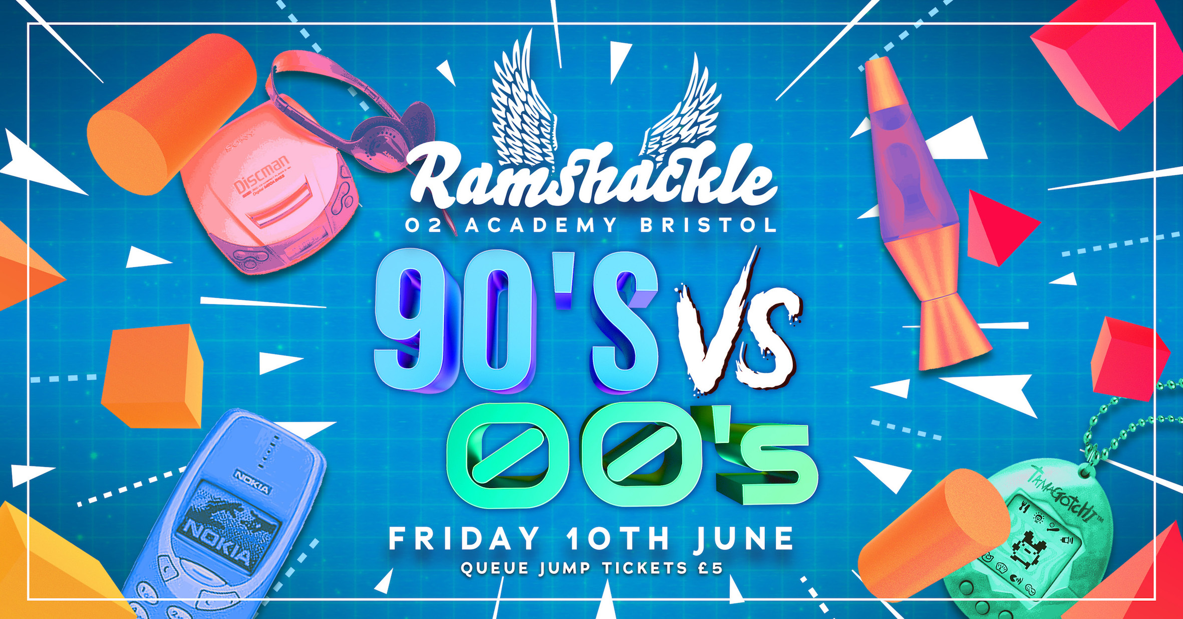 TONIGHT - Ramshackle 90s vs 00s Party! at O2 Academy Bristol, Bristol ...