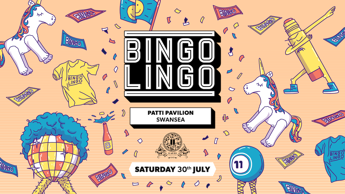 BINGO LINGO Swansea Patti Pavilion July 30th SOLD OUT At Patti