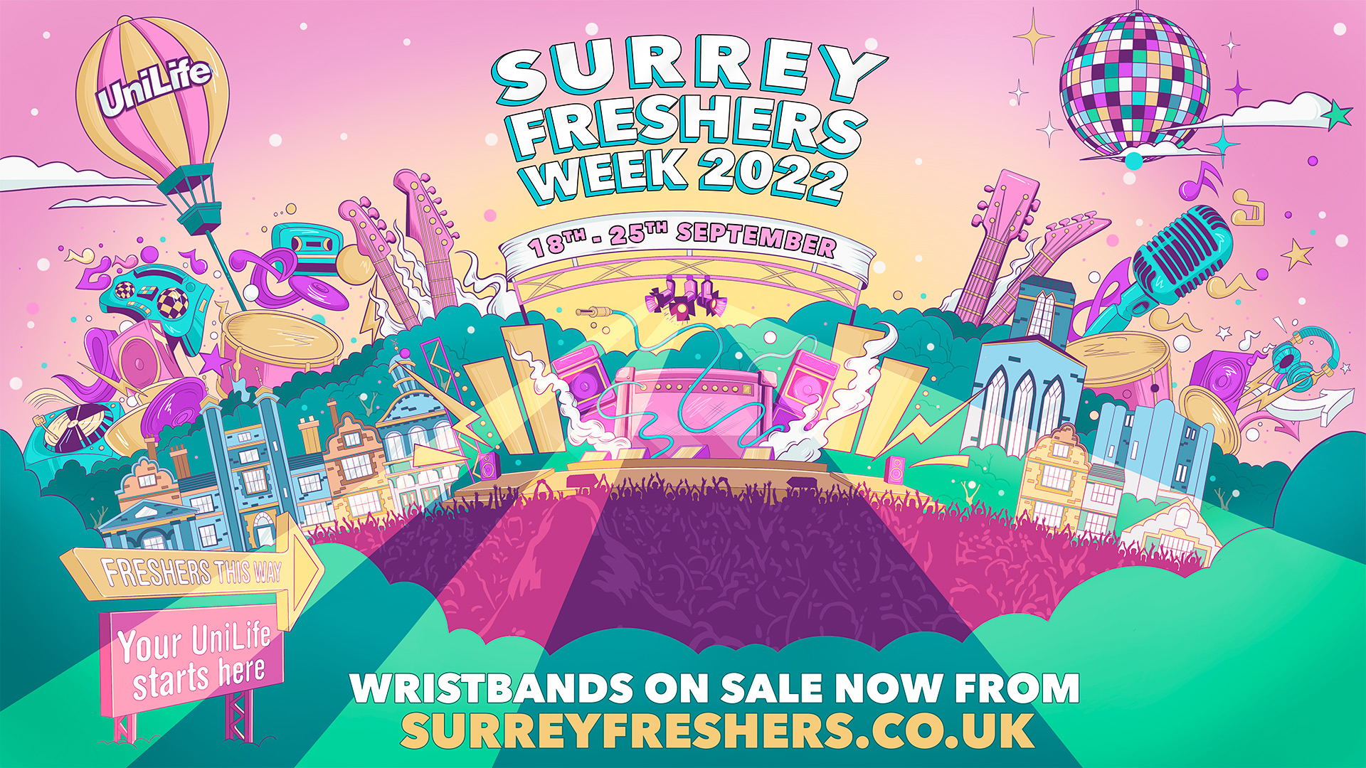Surrey Freshers Week 2022 at Multiple Venues, Guildford on 18th Sep ...