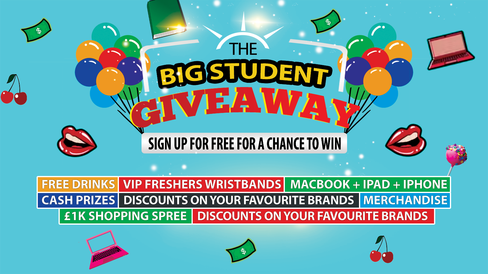 Birmingham Freshers 2022: The Big Student Giveaway 🎁 at Multiple Venues ...