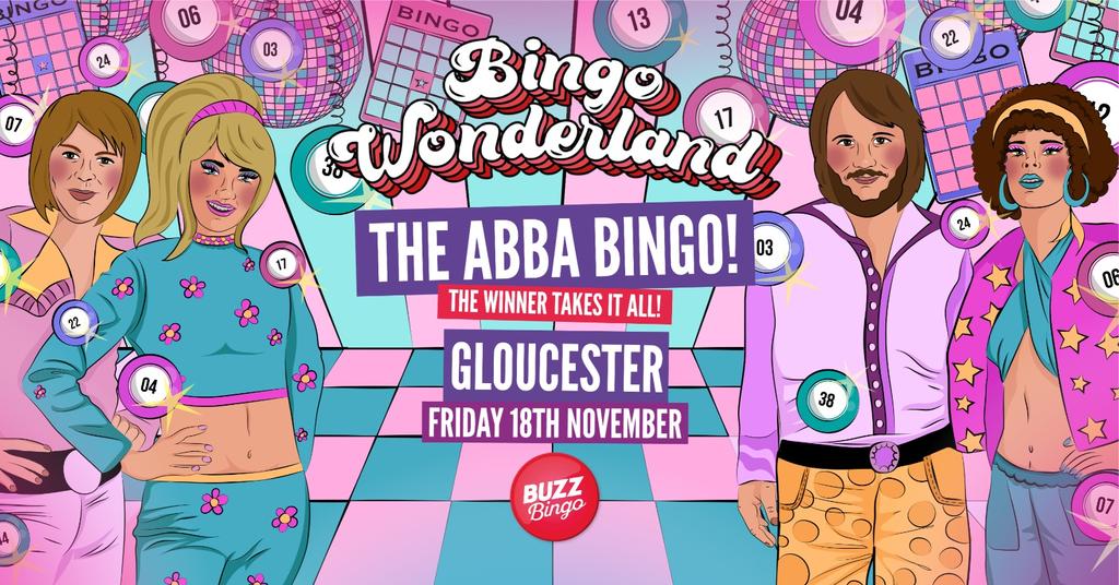 ABBA Bingo Wonderland Gloucester At Buzz Bingo And The Slots Room