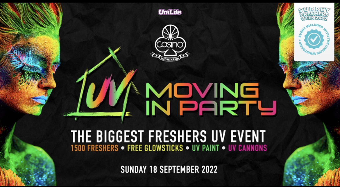 UV Moving in Party | Surrey's Biggest Moving in Party | Last 50 Tickets ...