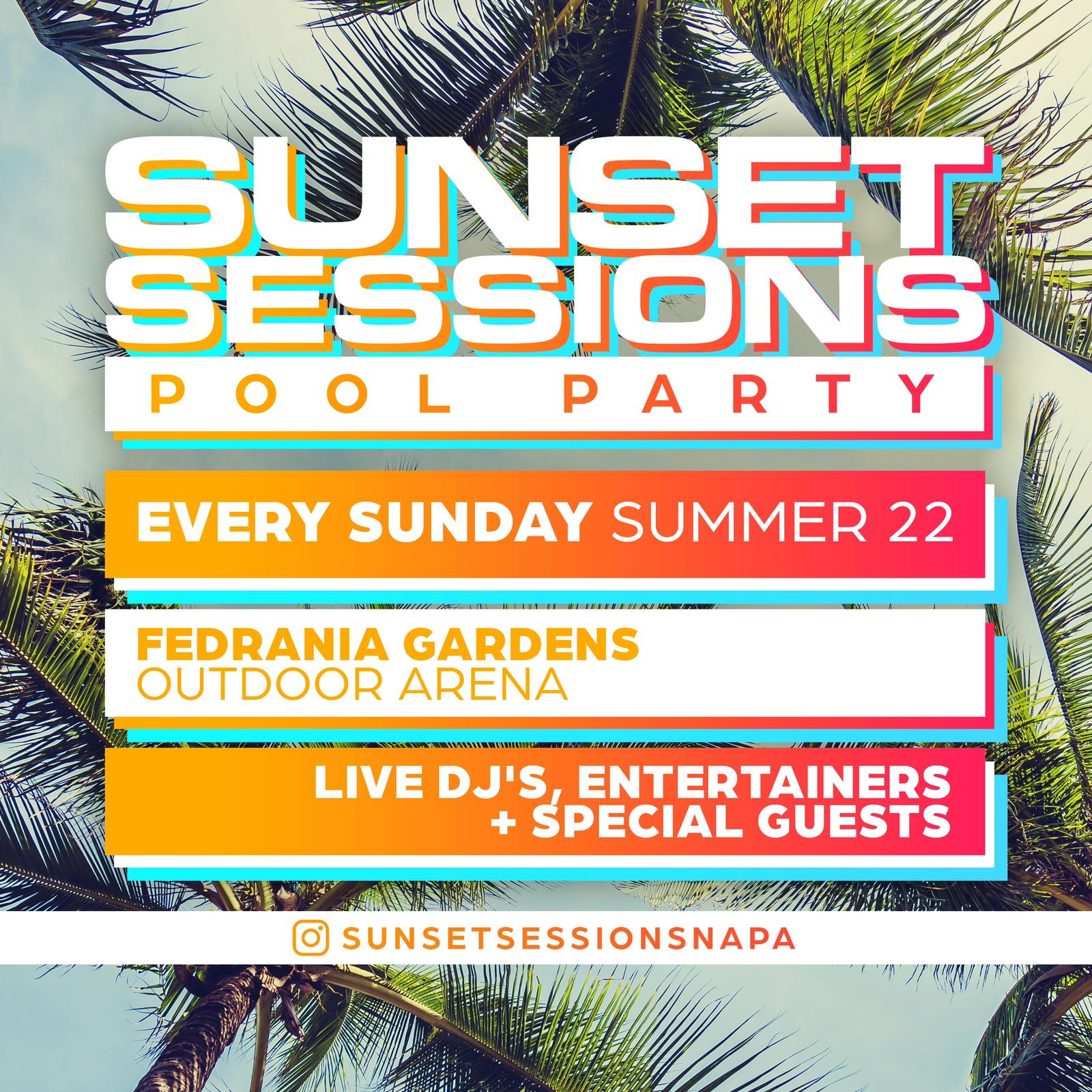 Sunset Sessions Pool Party at Fedrania Gardens Hotel, Ayia Napa on 31st ...