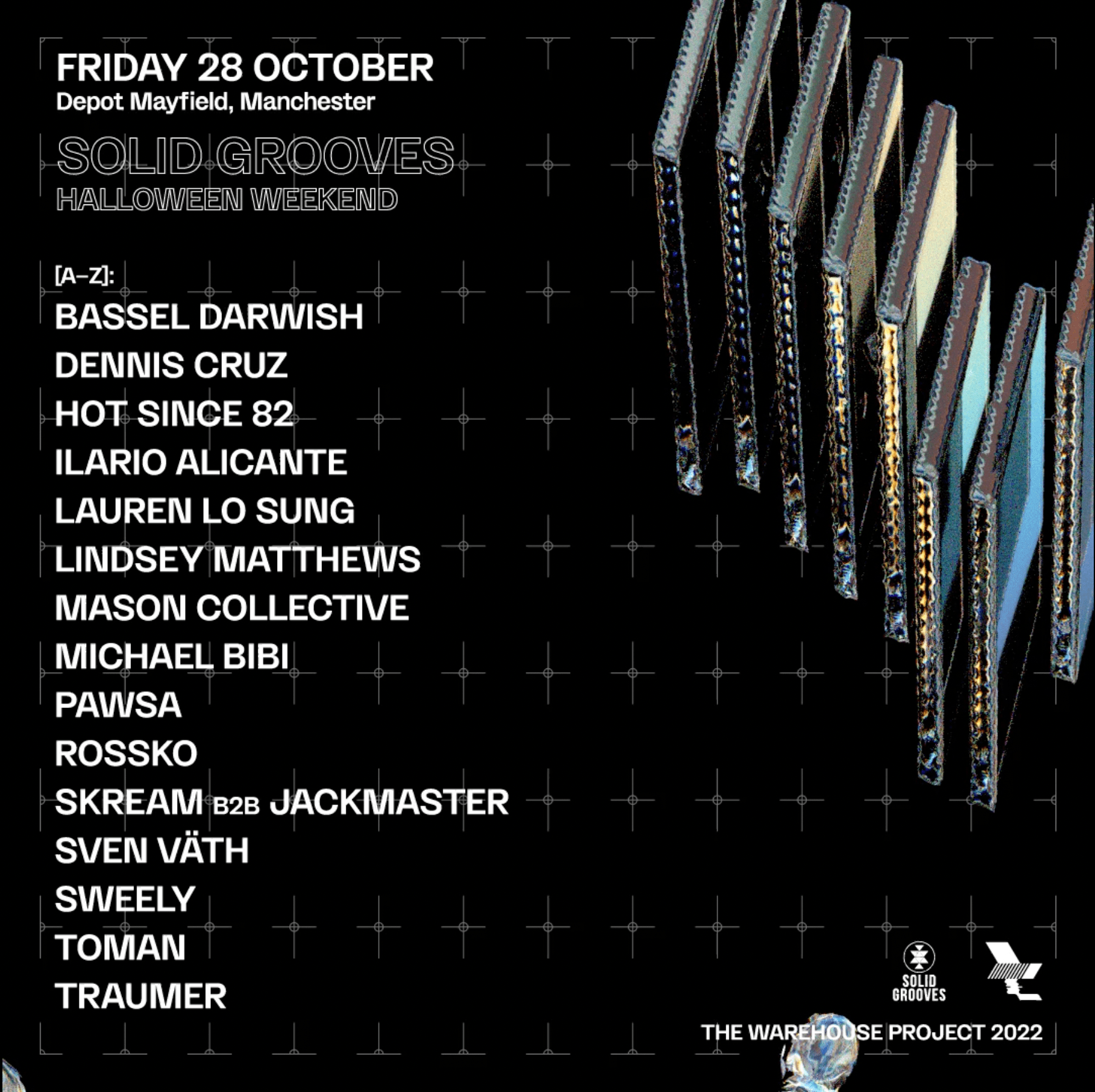 SOLID GROOVES at The Warehouse Project, Manchester on 28th Oct 2022 ...