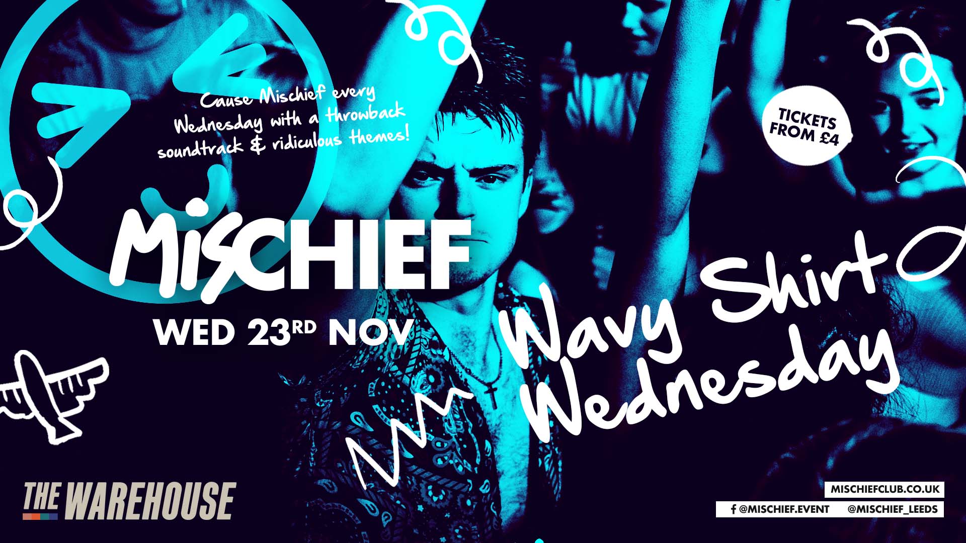 Mischief | Wavy Shirt Wednesday at The Warehouse, Leeds on 23rd Nov ...