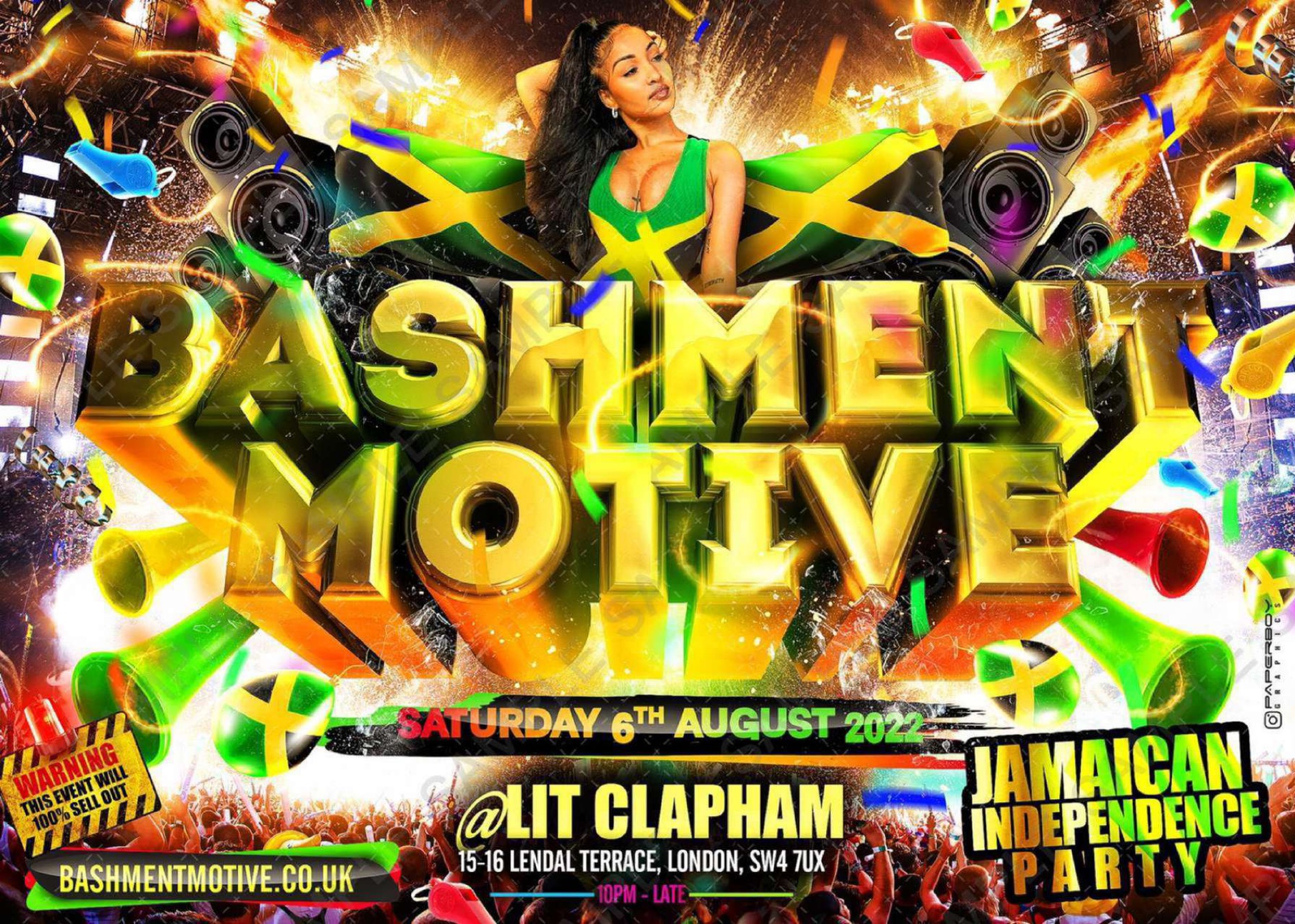 Bashment Motive - London’s Biggest Party Of The Year at Lit, London on ...