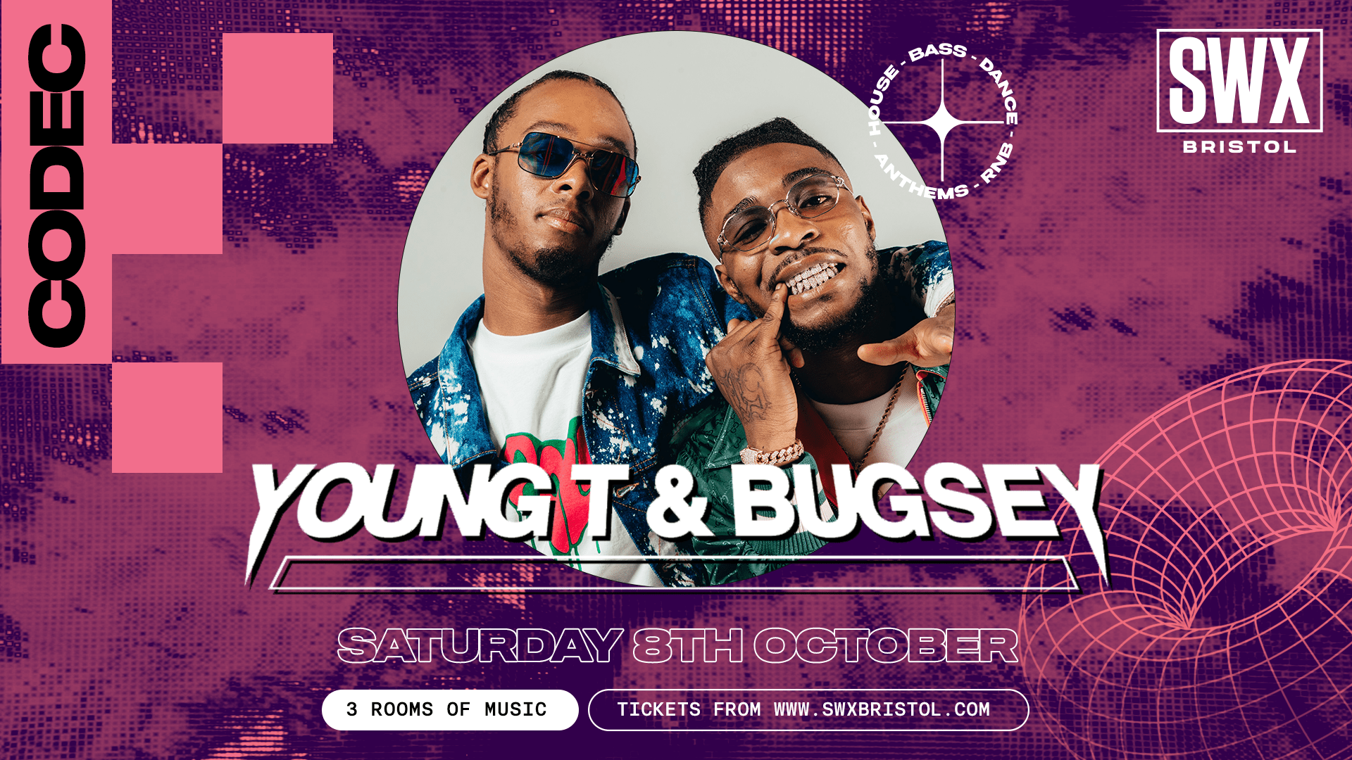 CODEC Presents Young T & Bugsey at SWX, Bristol on 8th Oct 2022 | Fatsoma