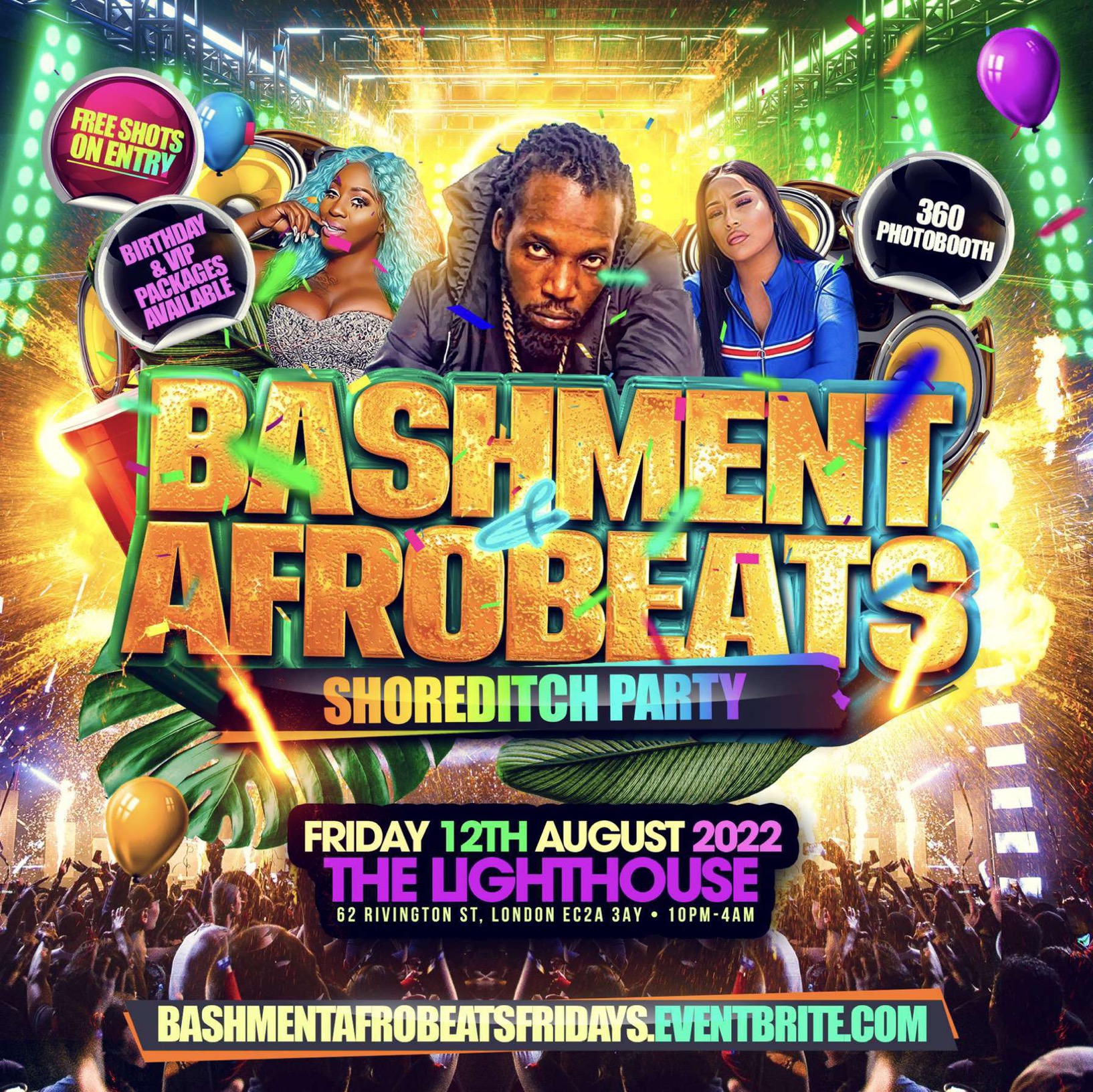 Bashment & Afrobeats - Shoreditch Party at The Lighthouse Bar and Club ...