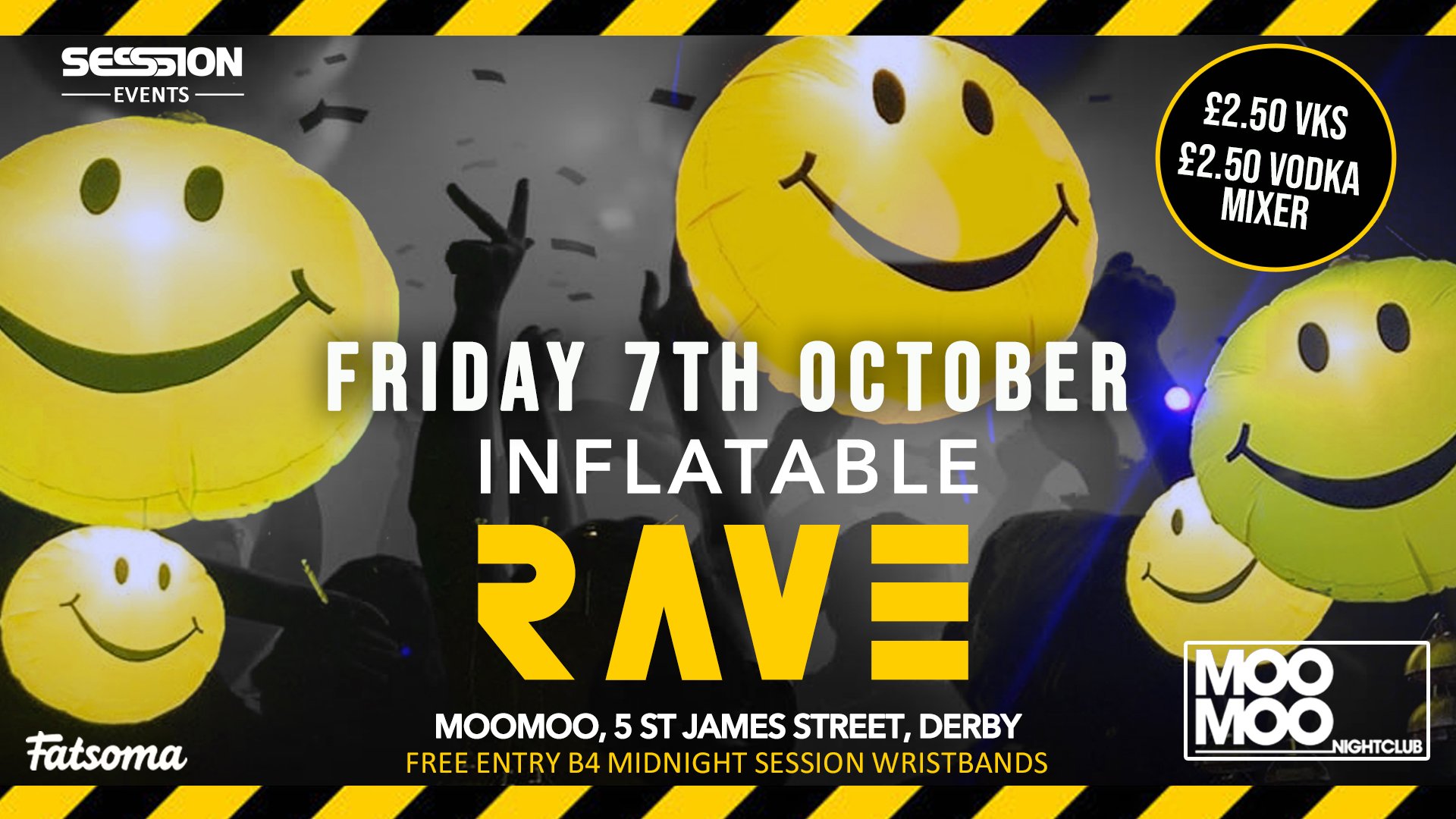 CODE Friday Inflatable Rave 7th October At MooMoo! at MooMoo Nightclub ...